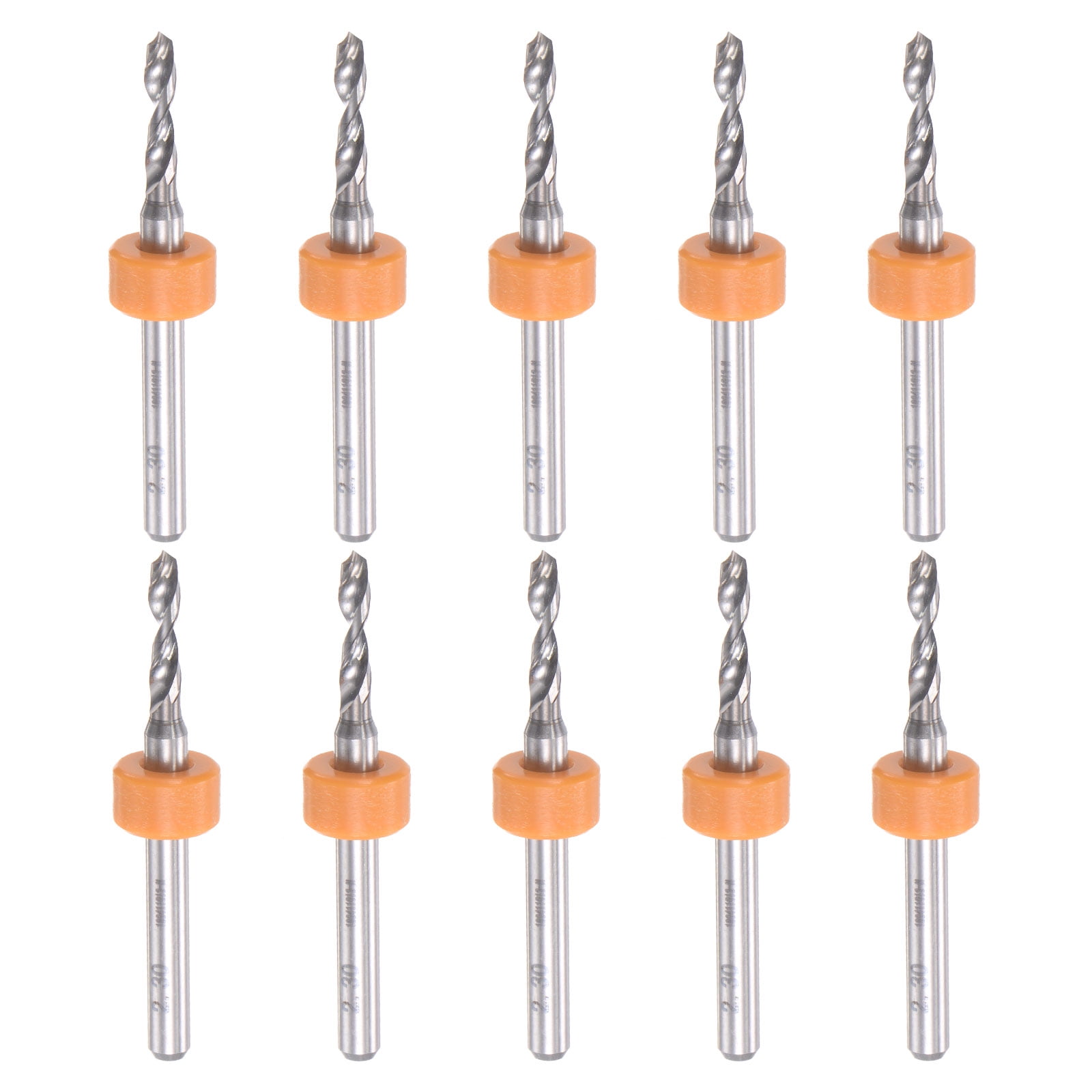 Uxcell Tungsten Carbide CNC Engraving Micro PCB Drill Bits Tool 2.3mm ...