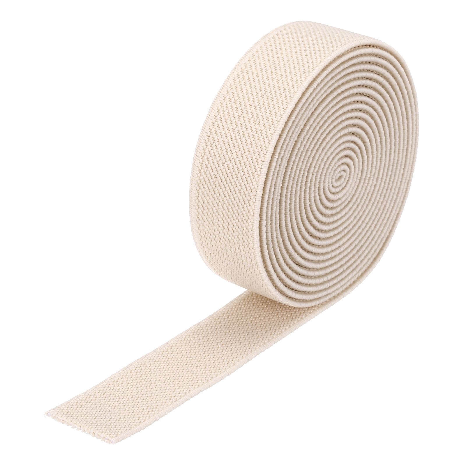 Uxcell Twill Elastic Band Double Side 1 Roll Flat Elastic Ribbon Cord ...