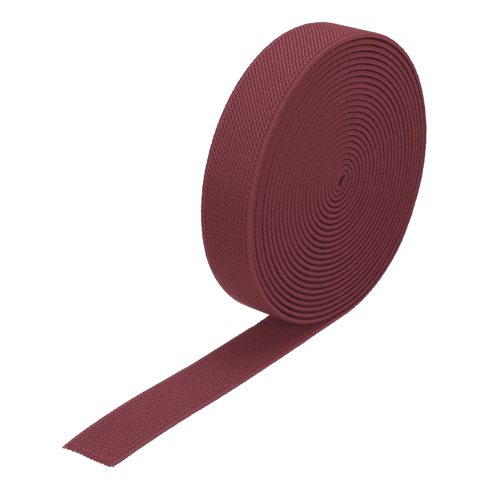 Uxcell Twill Elastic Band Double Side 1 Roll Flat Elastic Ribbon Cord ...