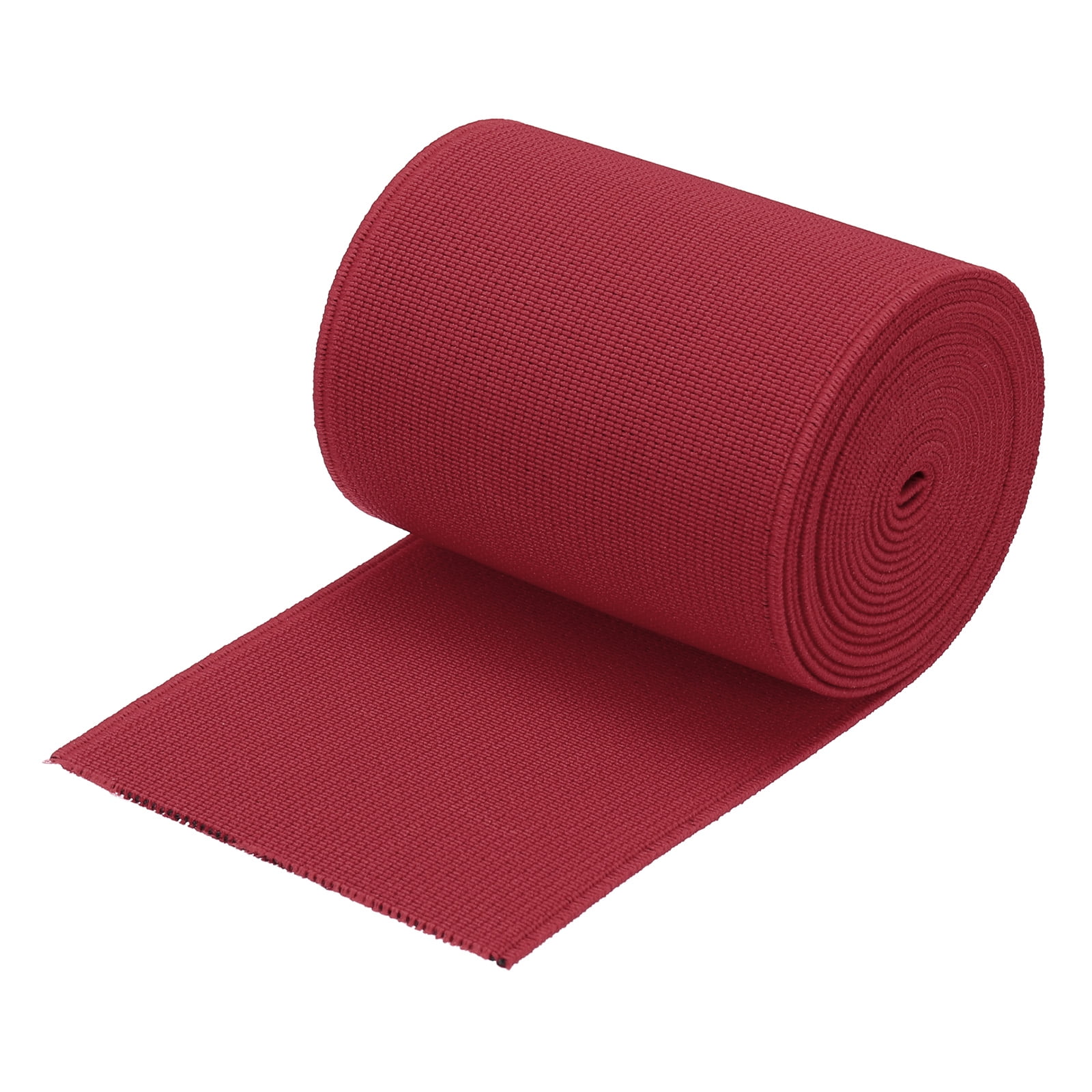 Uxcell Twill Elastic Band Double Side 1 Roll Flat Elastic Ribbon Cord ...