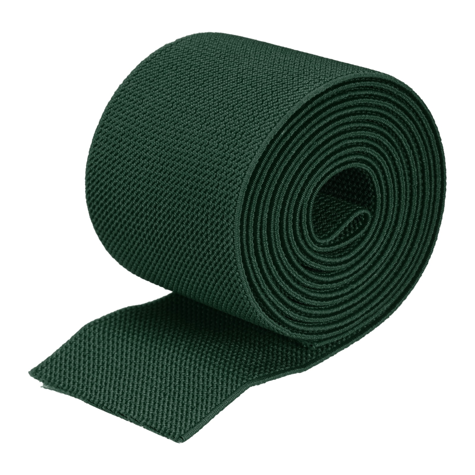 Uxcell Twill Elastic Band Double Side 3" Flat 2 Yard 1 Roll Flat ...