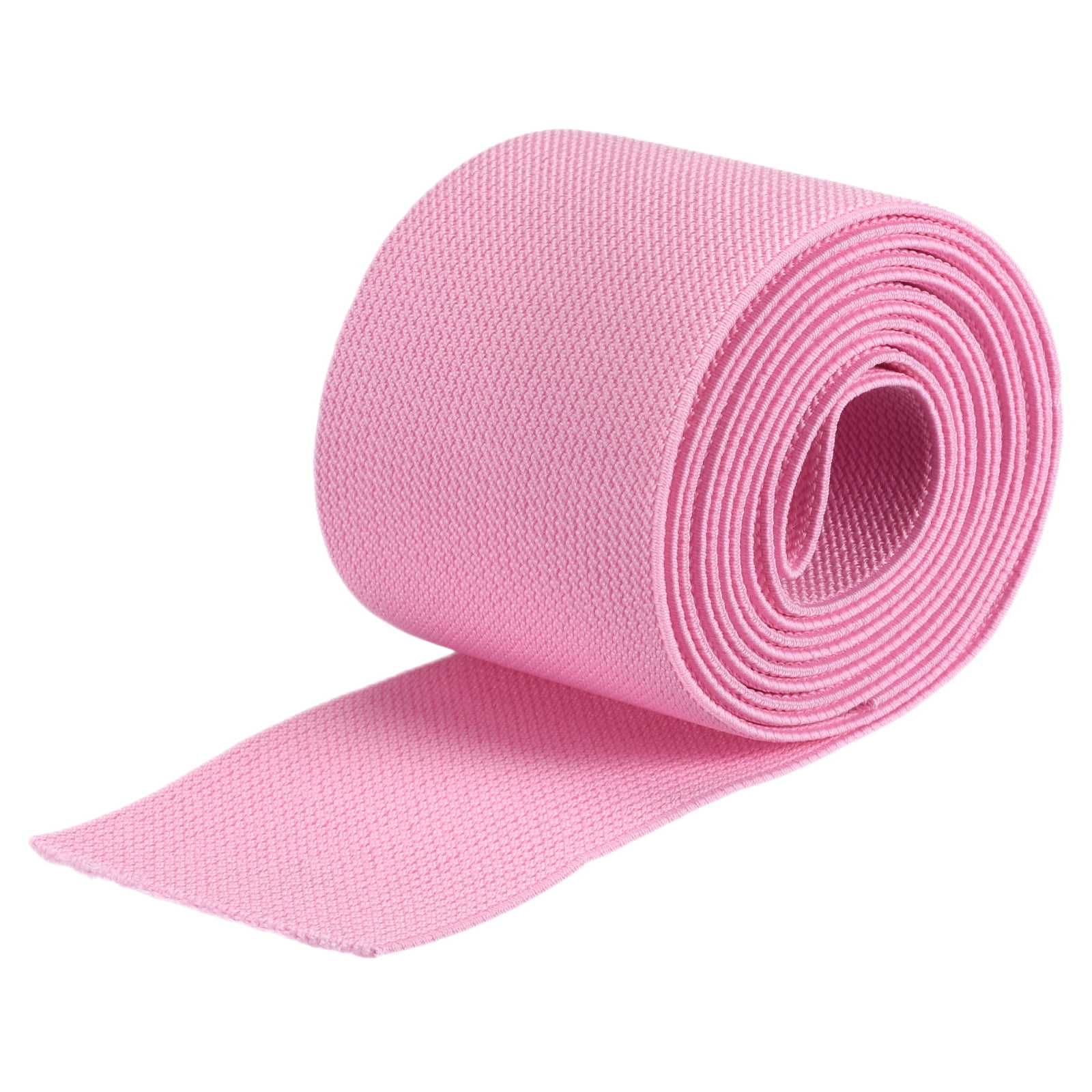 Uxcell Twill Elastic Band Double Side 3" Flat 2 Yard 1 Roll Flat ...