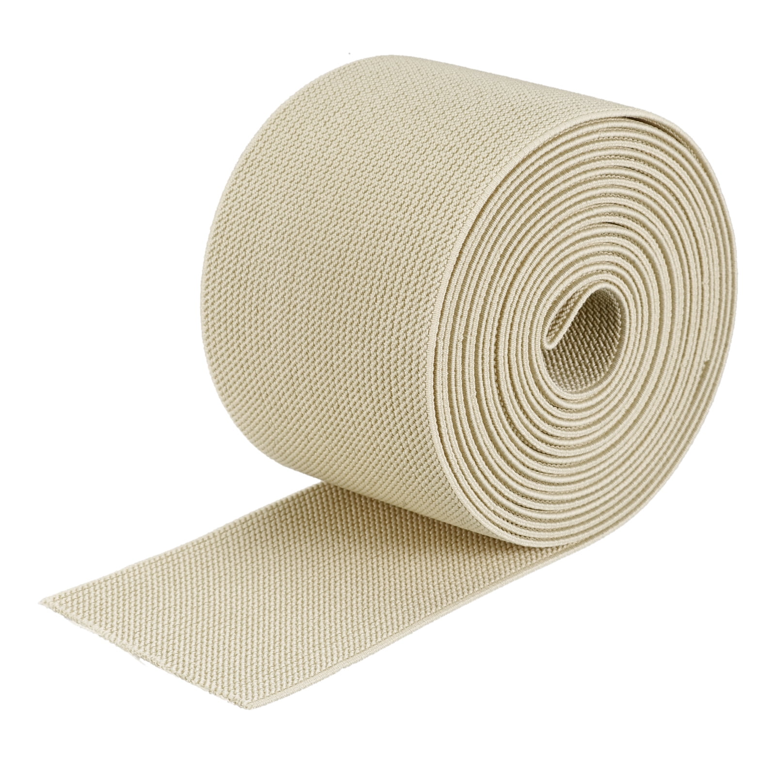 Uxcell 3" Wide Twill Elastic Band, Double Side Flat Elastic Ribbon Cord ...