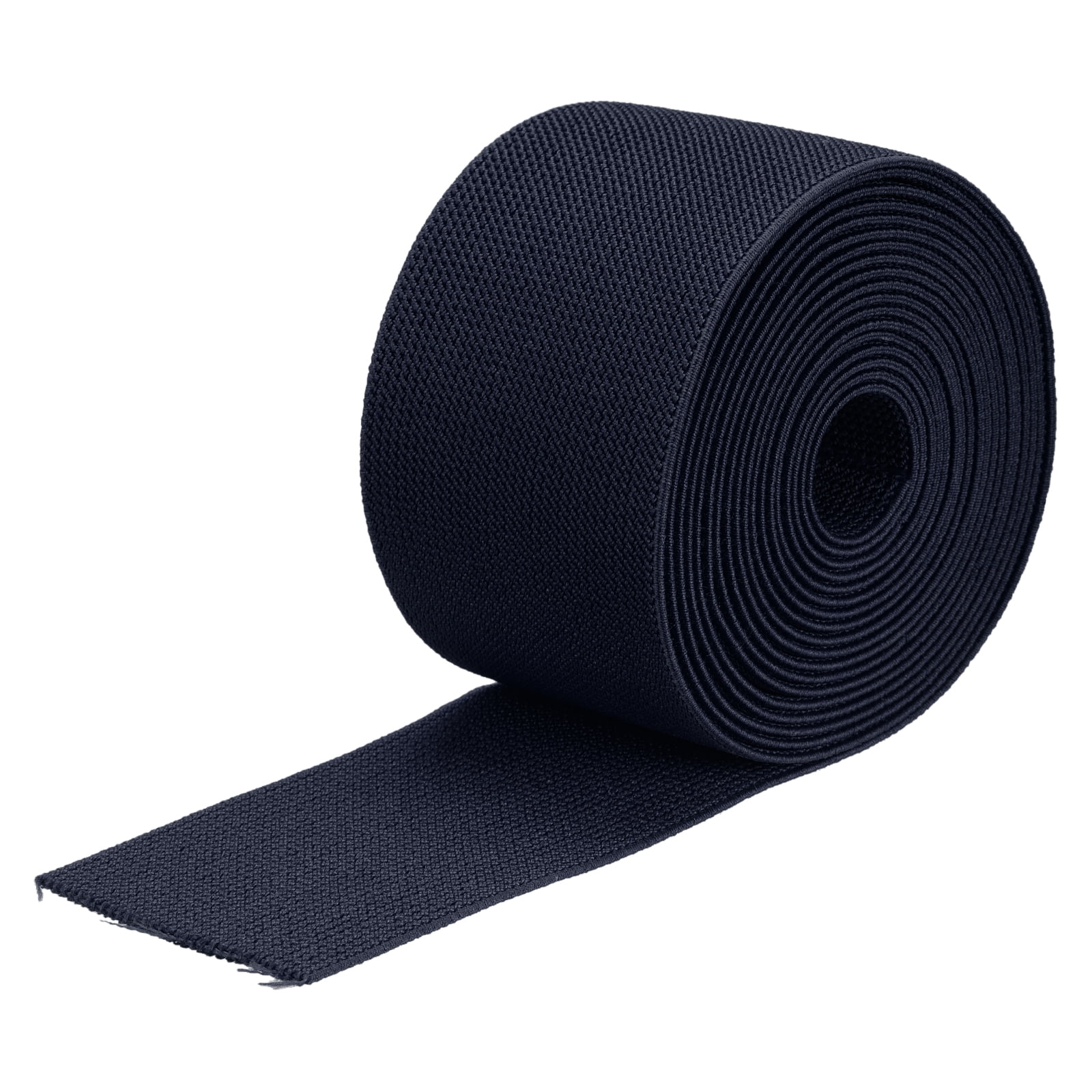 Uxcell Double Side 3" Twill Elastic Band, 4 Yard Roll, Dark Blue, for ...