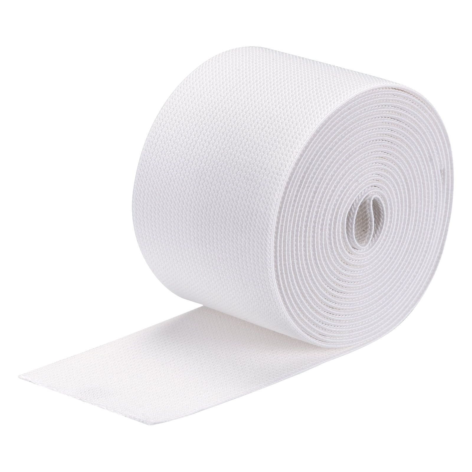 Uxcell Twill Elastic Band Double Side 3" Flat 4 Yard 1 Roll Flat ...