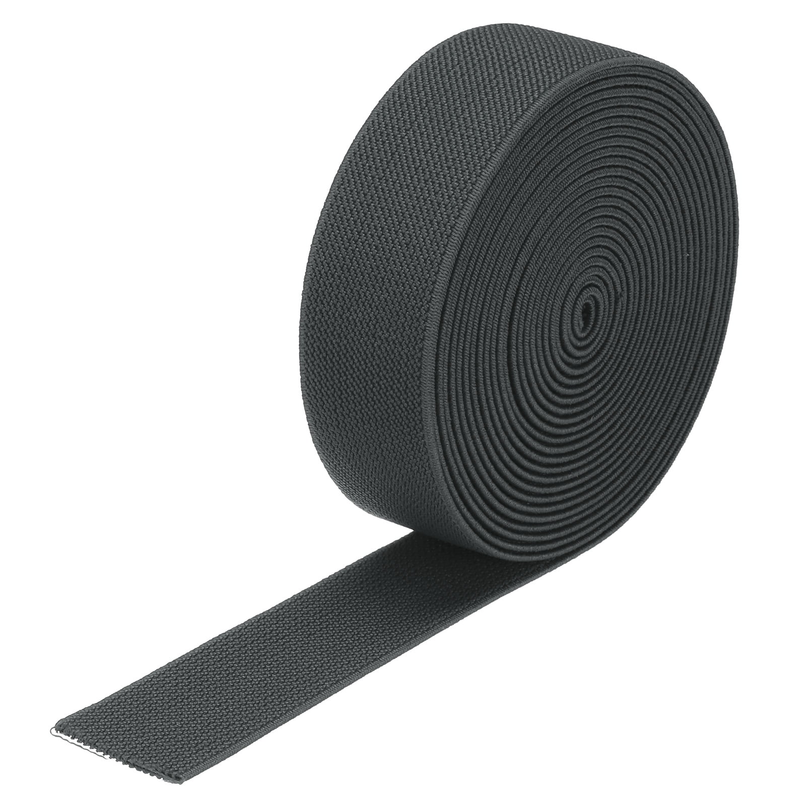Uxcell Twill Elastic Band Double Side 1 Roll Flat Elastic Ribbon Cord ...