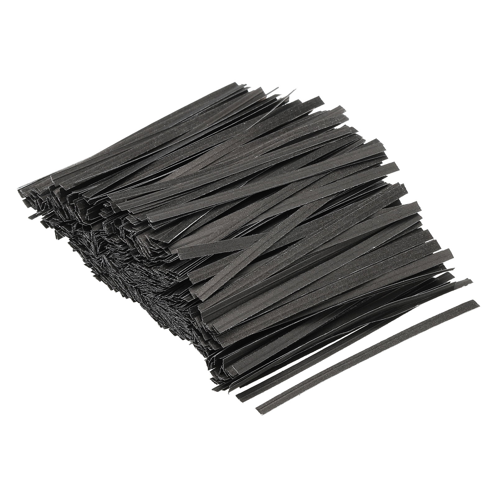 Uxcell Twist Ties 3.5" Paper Closure Tie for Party Bags Crafts Black ...