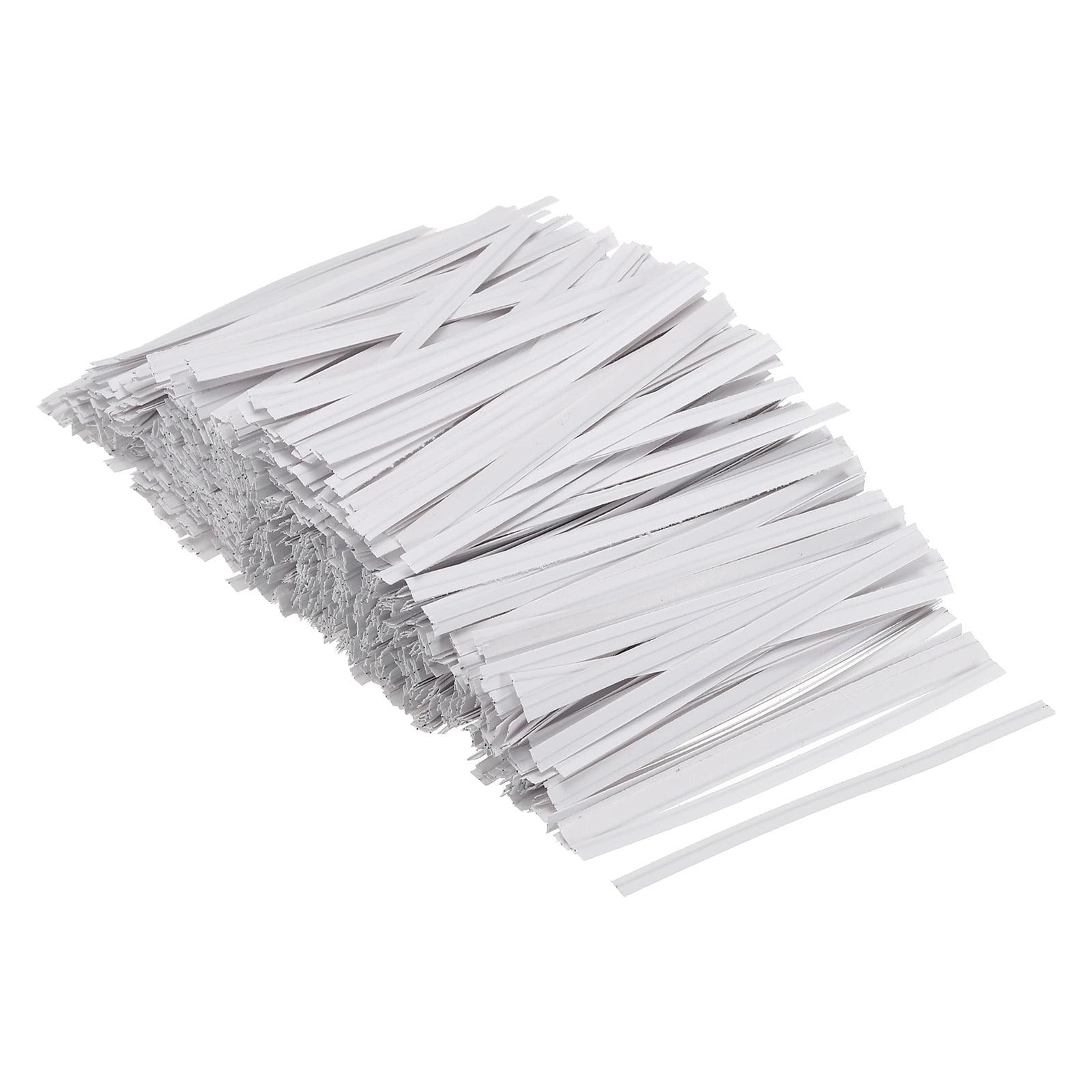 Uxcell Twist Ties 3" Paper Closure Tie for Party Bags Crafts White 500 ...