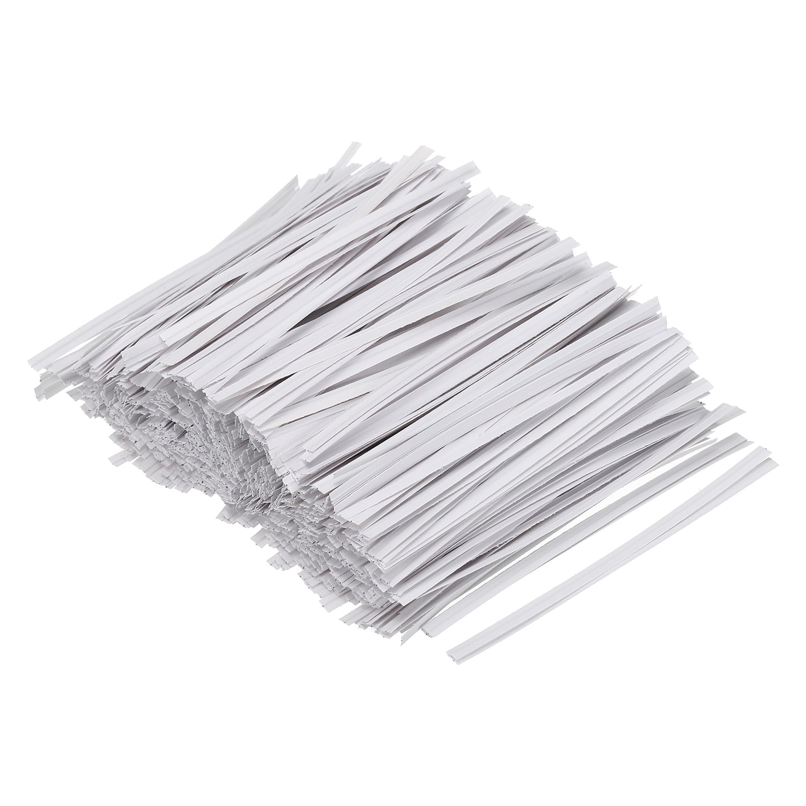 Uxcell Twist Ties 4" Paper Closure Tie for Party Bags Crafts White 500 ...