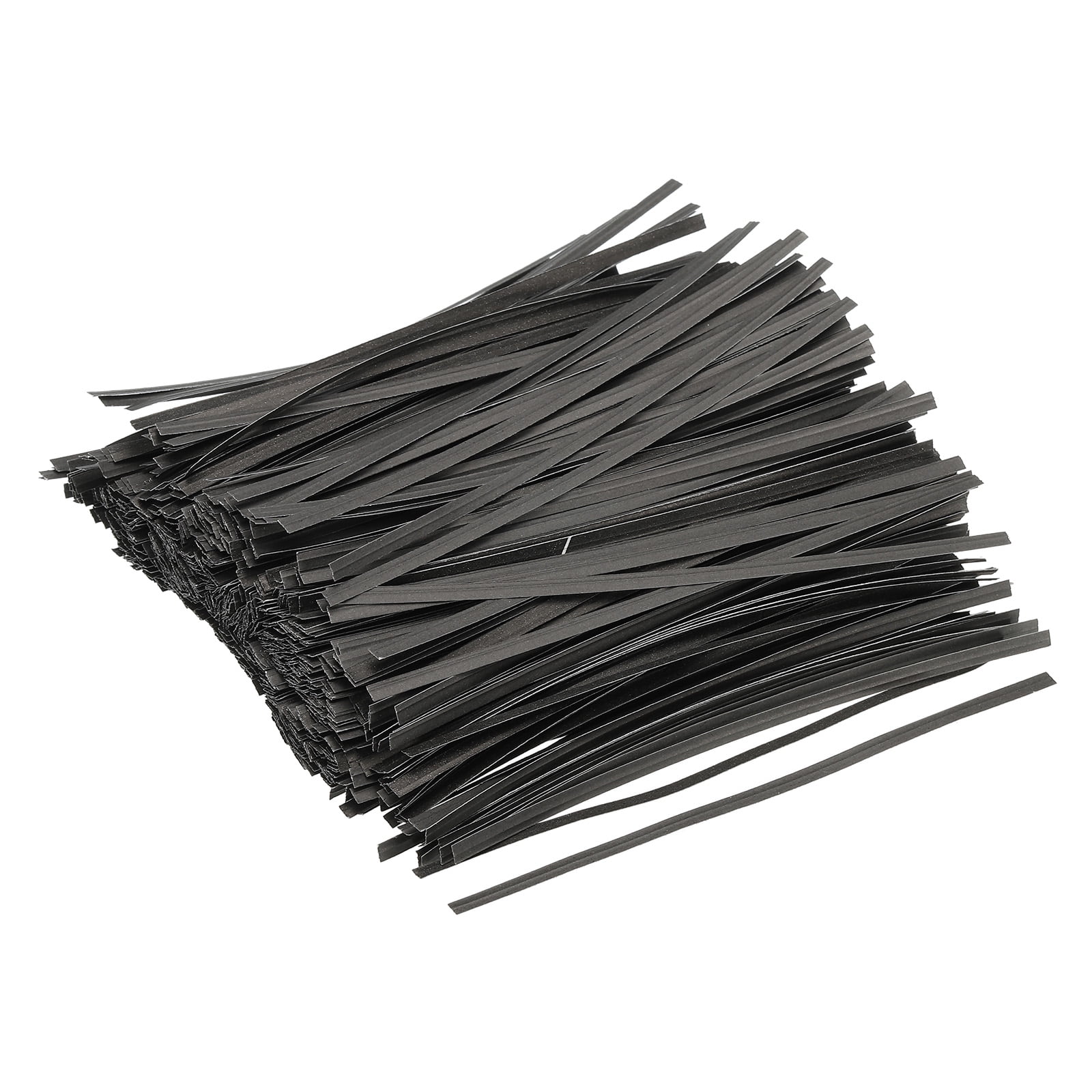 Uxcell Twist Ties 5.9" Paper Closure Tie for Party Bags Crafts Black ...
