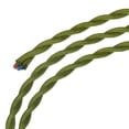 Uxcell Twisted Cloth Covered Wire 2 Core 18AWG 10m/32.8ft,Electrical ...