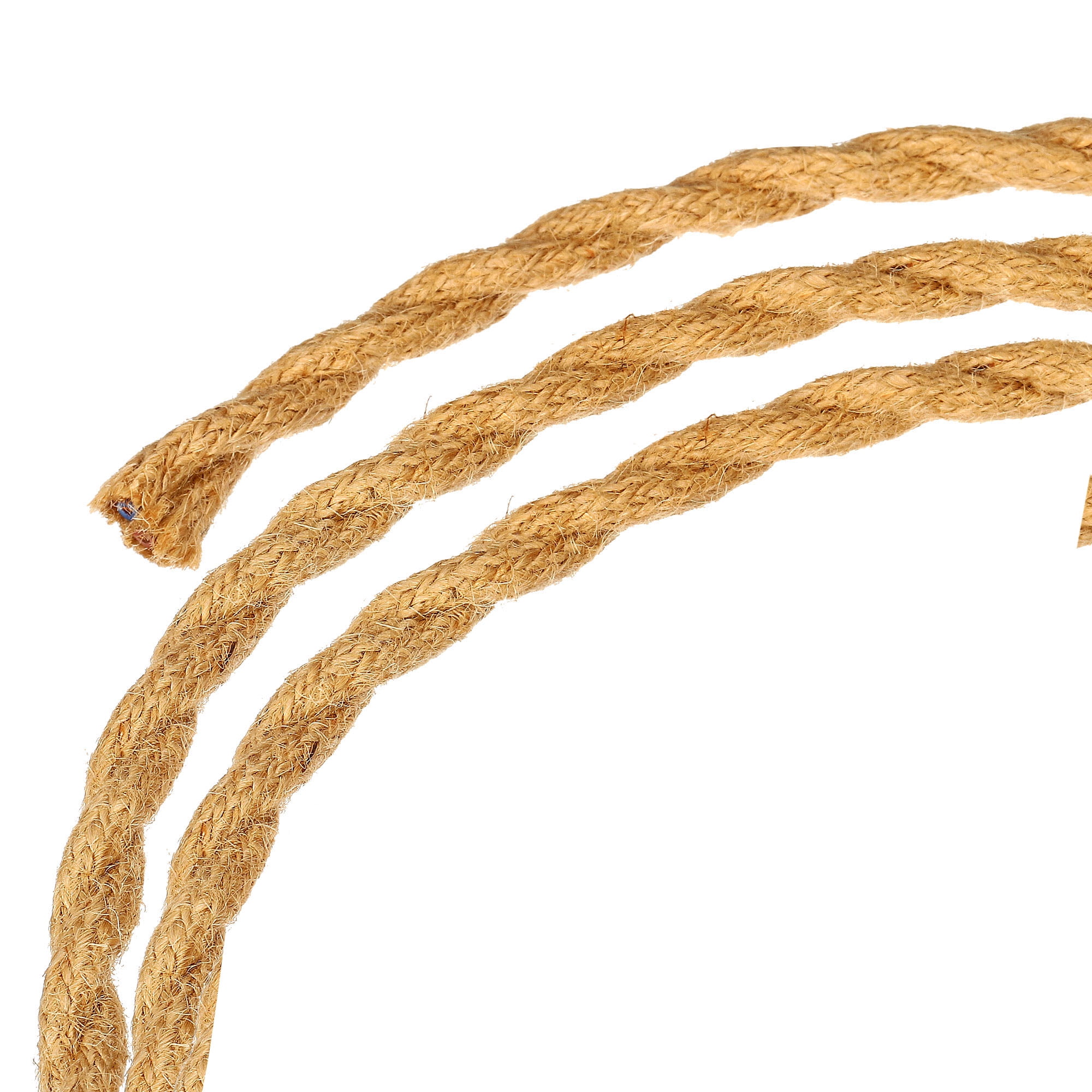 Uxcell Twisted Cloth Covered Wire 2 Core 18AWG 5m/16.4ft,Electrical ...