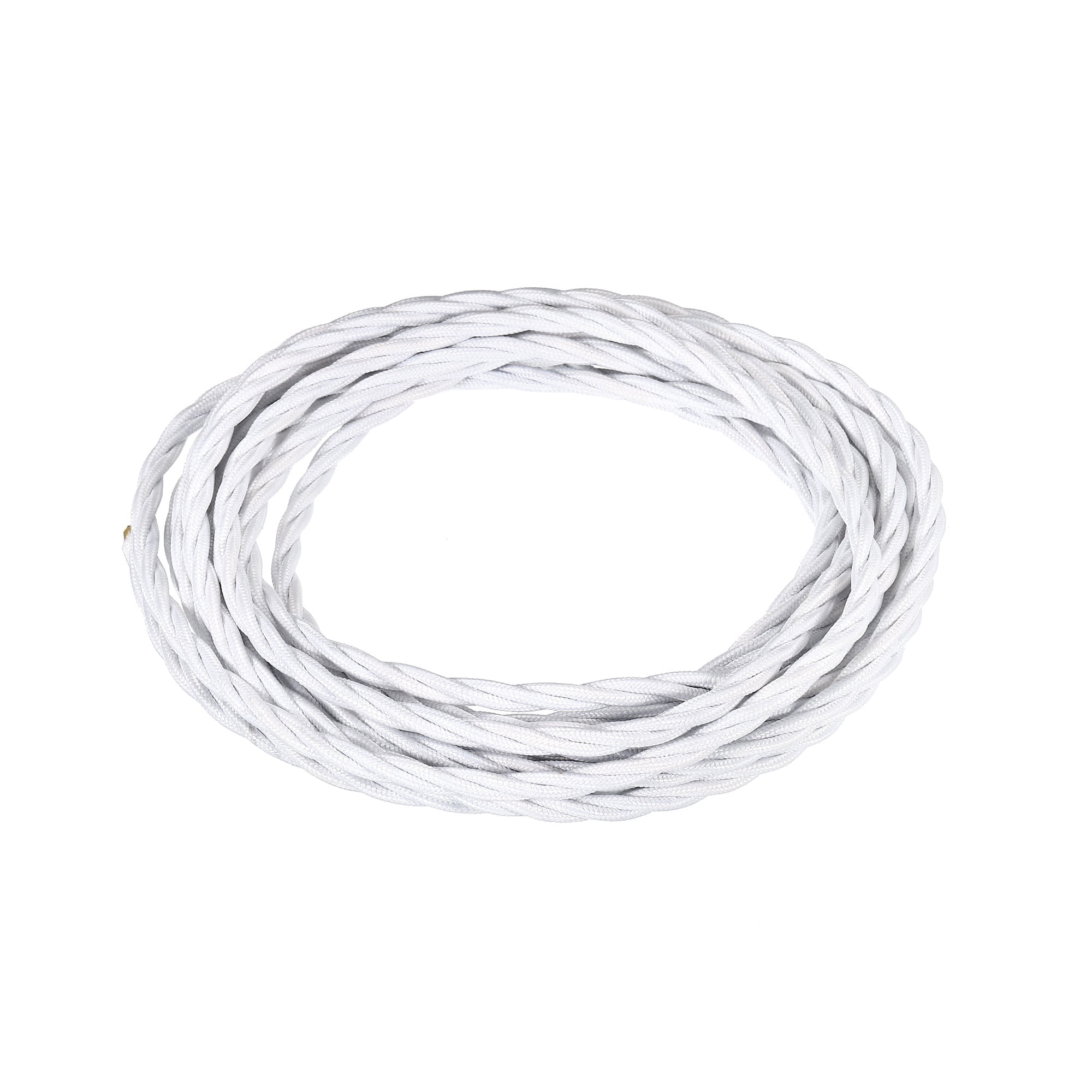 Uxcell Twisted Cloth Covered Wire 3 Core 18AWG 5m/16.4ft,Electrical ...