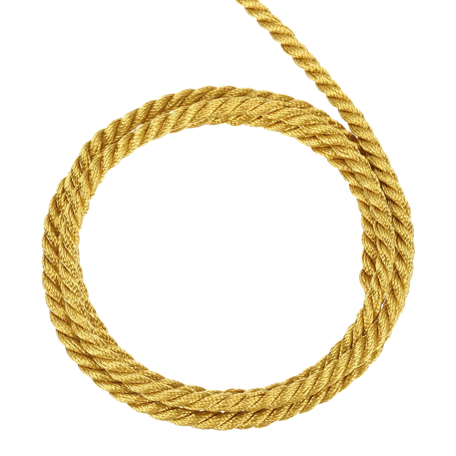 Uxcell Twisted Cord Trim Twine Braided Rope Shiny Thread String for ...