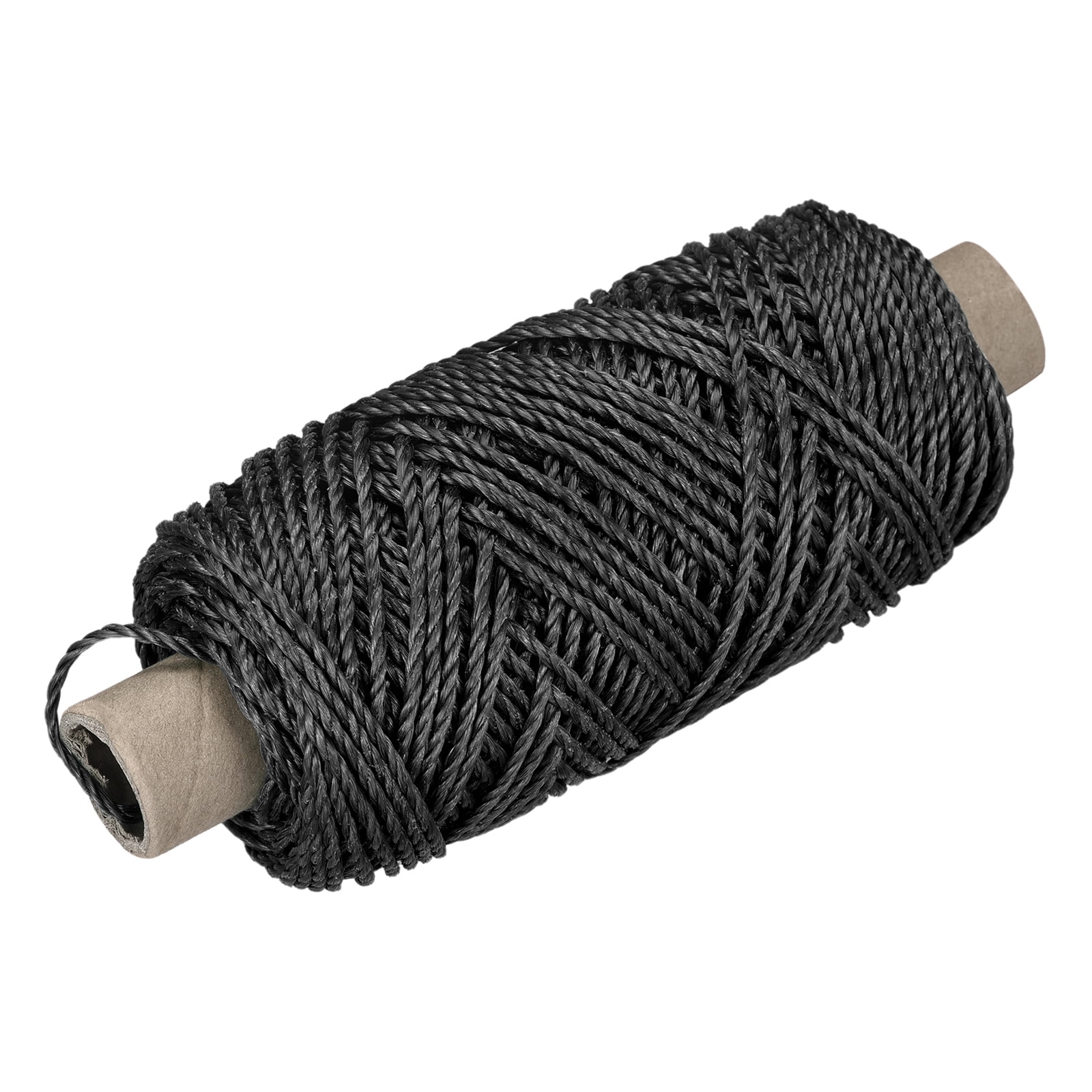 Uxcell Twisted Nylon Mason Line Black 100M/109 Yard 2.5MM Dia for DIY ...