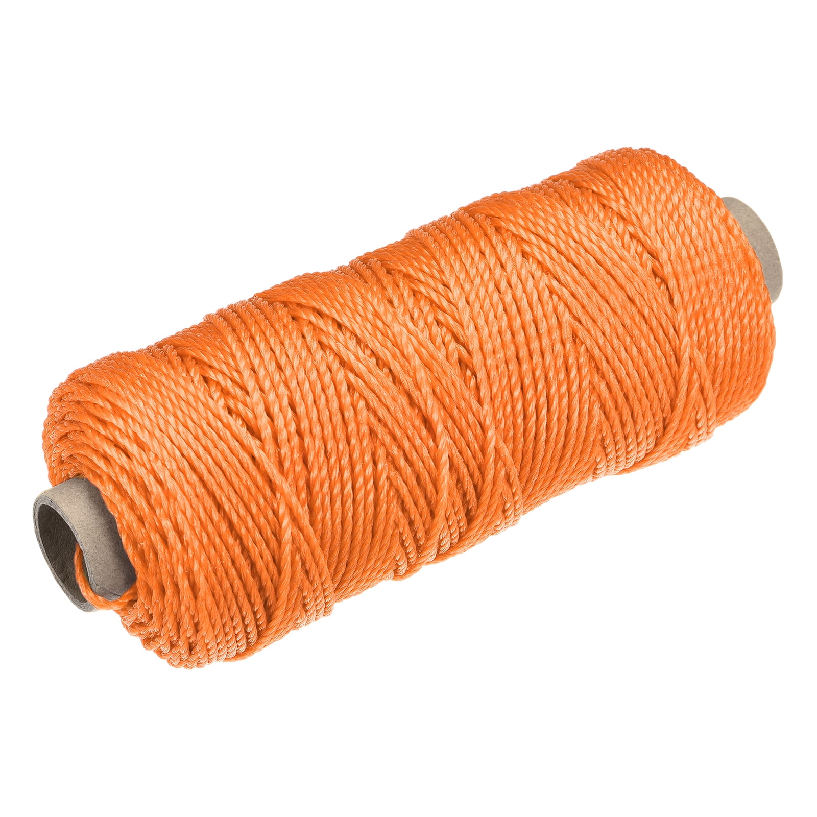 Uxcell Twisted Nylon Mason Line Orange 100M/109 Yard 2MM Dia for DIY ...