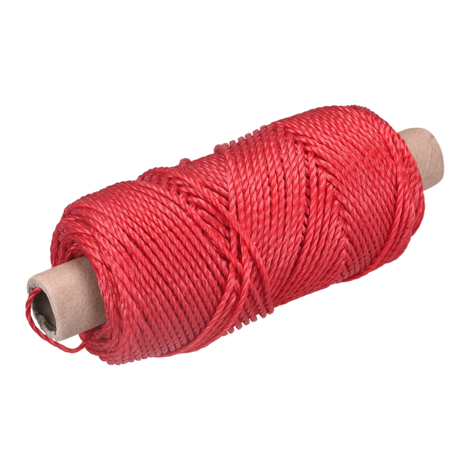Uxcell Twisted Nylon Mason Line Red 100M/109 Yard 3MM Dia for DIY Projects - Walmart.com