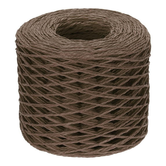 Uxcell Twisted Raffia Paper Rope 600 Feet, Raffia Ribbon Twine String ...