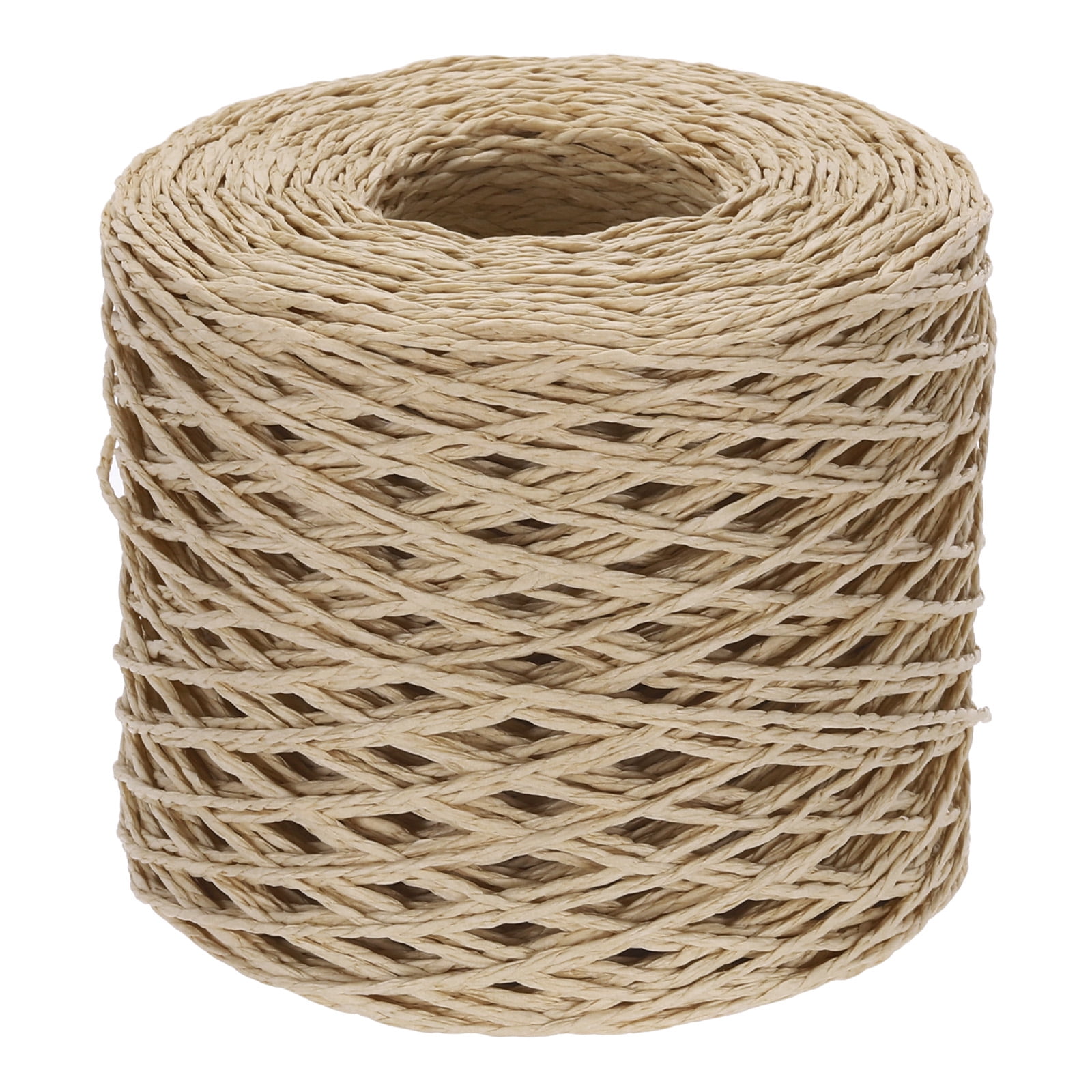 Uxcell Twisted Raffia Paper Rope 600 Feet, Raffia Ribbon Twine String ...