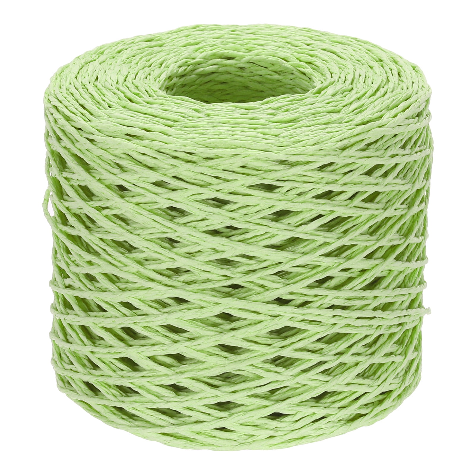 Uxcell Twisted Raffia Paper Rope 600 Feet, Raffia Ribbon Twine String ...