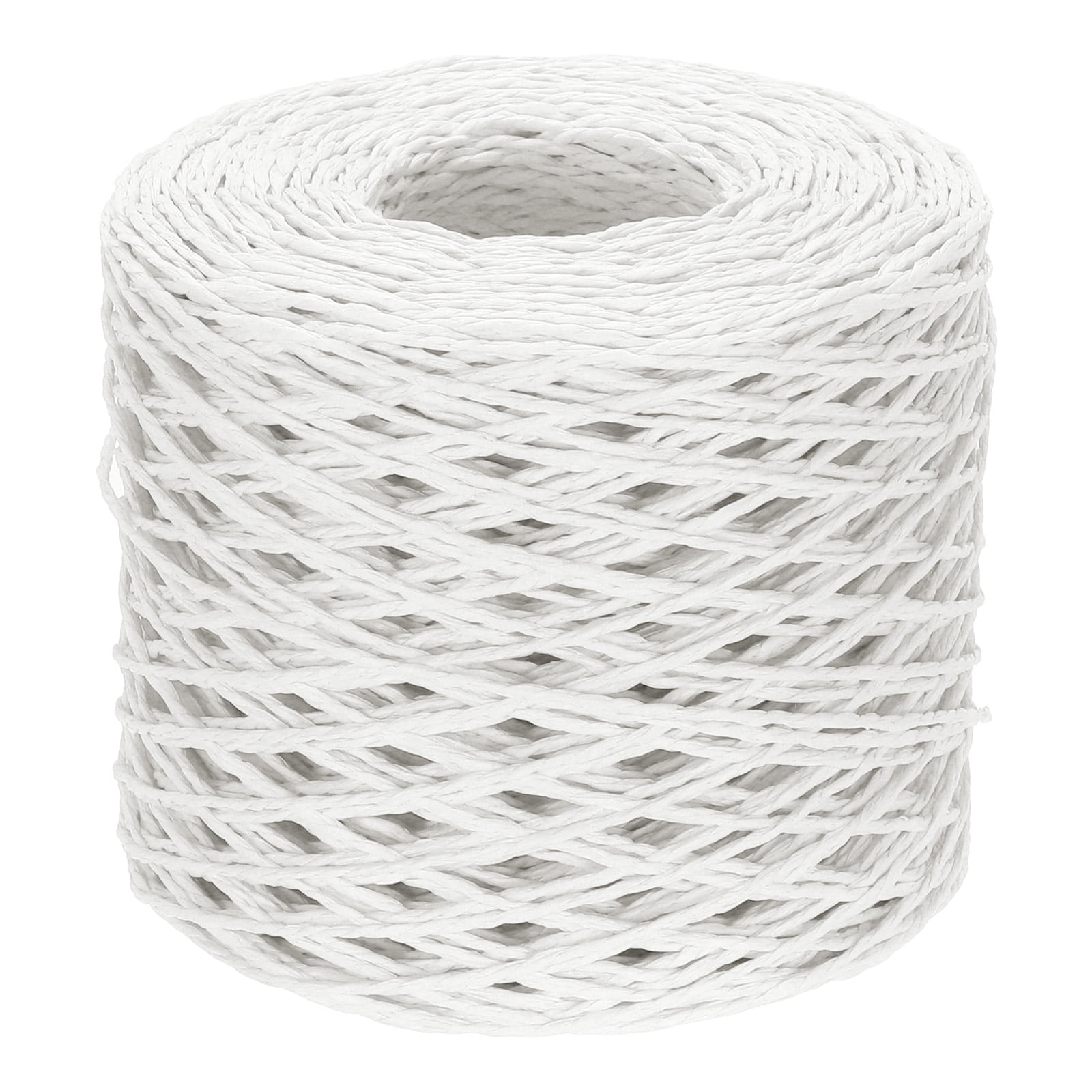 Uxcell Twisted Raffia Paper Rope 600 Feet, Raffia Ribbon Twine String ...