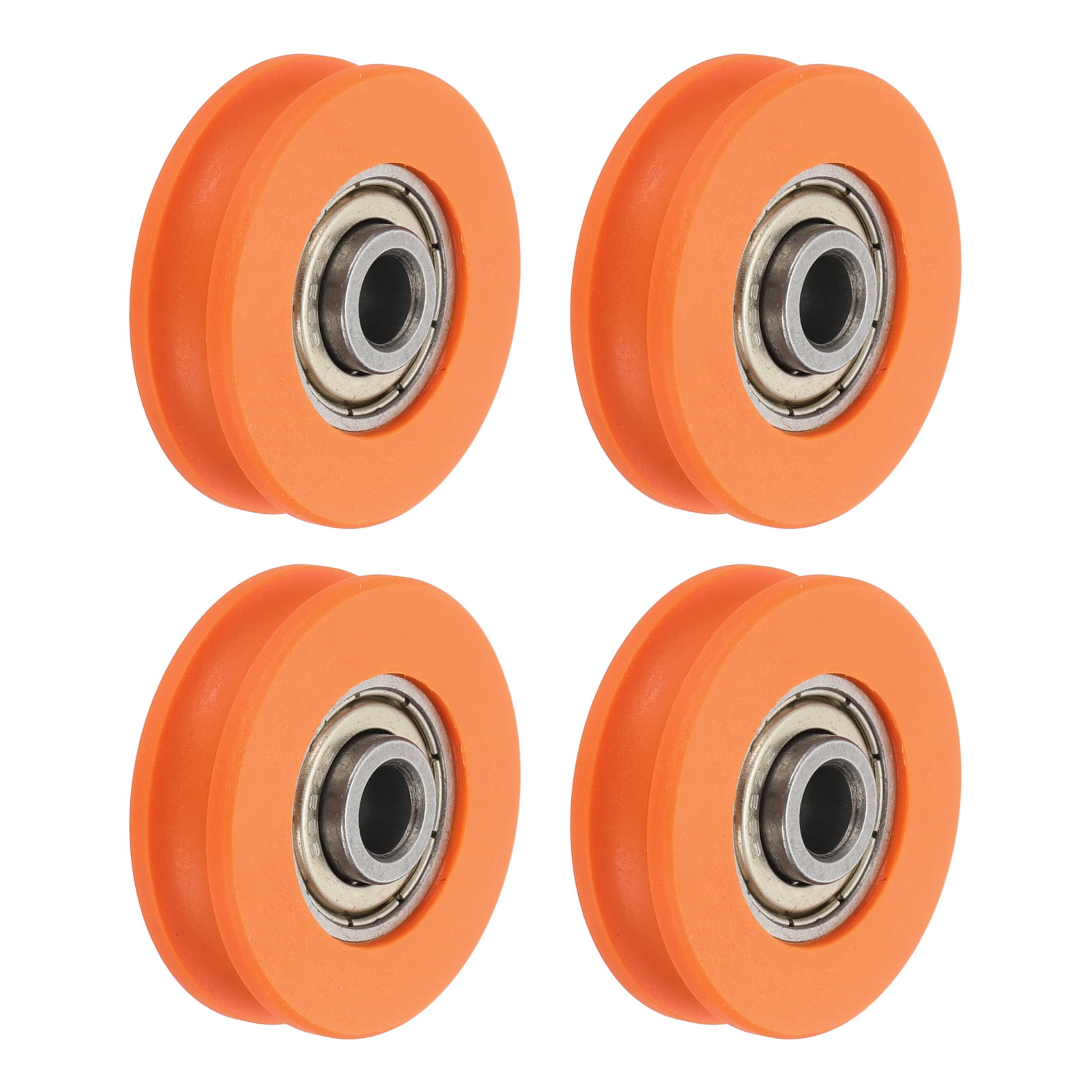 Uxcell U Groove Ball Bearing Roller, 6 x 32 x 9.5mm Nylon Pulley Guide ...