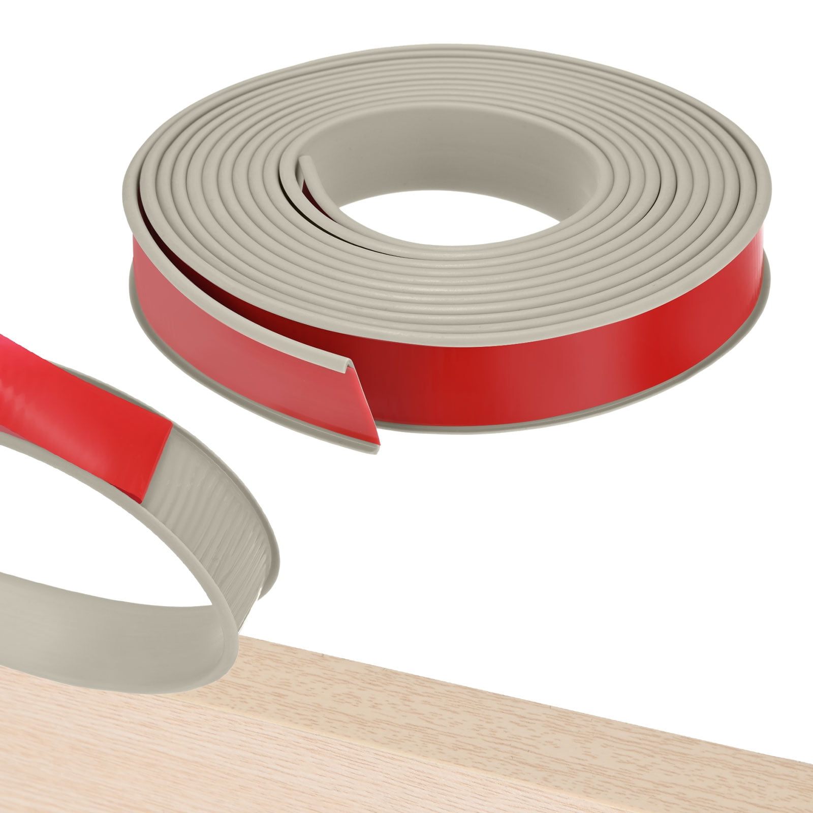 Uxcell U-Shape Edge Banding, 1.18 Inch x 16.4 FT Self Adhesive Rubber ...
