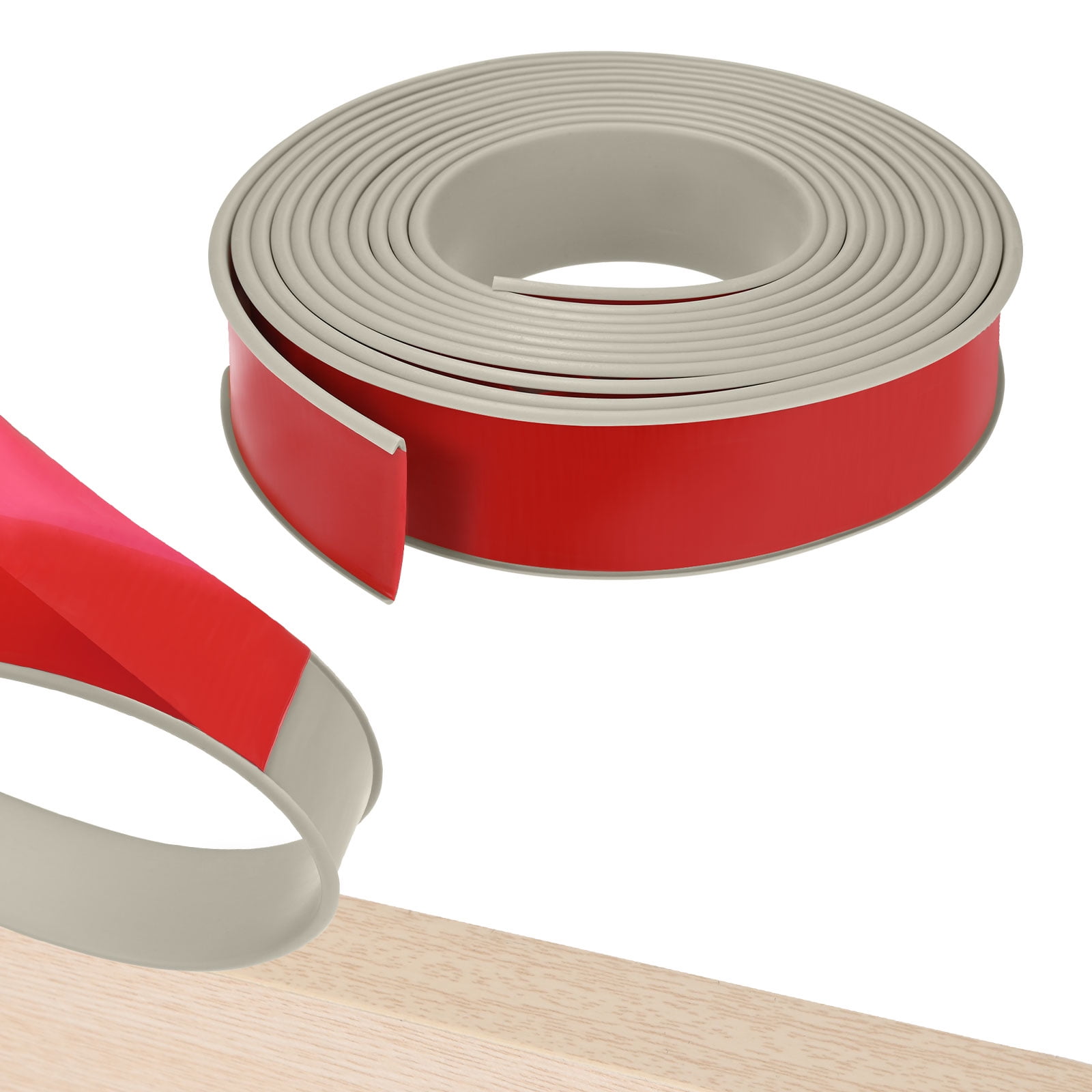 Uxcell U-Shape Edge Banding, 1.57 Inch x 16.4 FT Self Adhesive Rubber ...