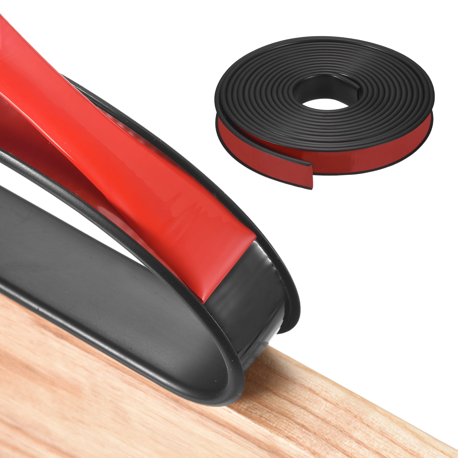 Uxcell U-Shape Edge Banding (11/16 / 18mm x 16ft) - Self Adhesive TPE ...