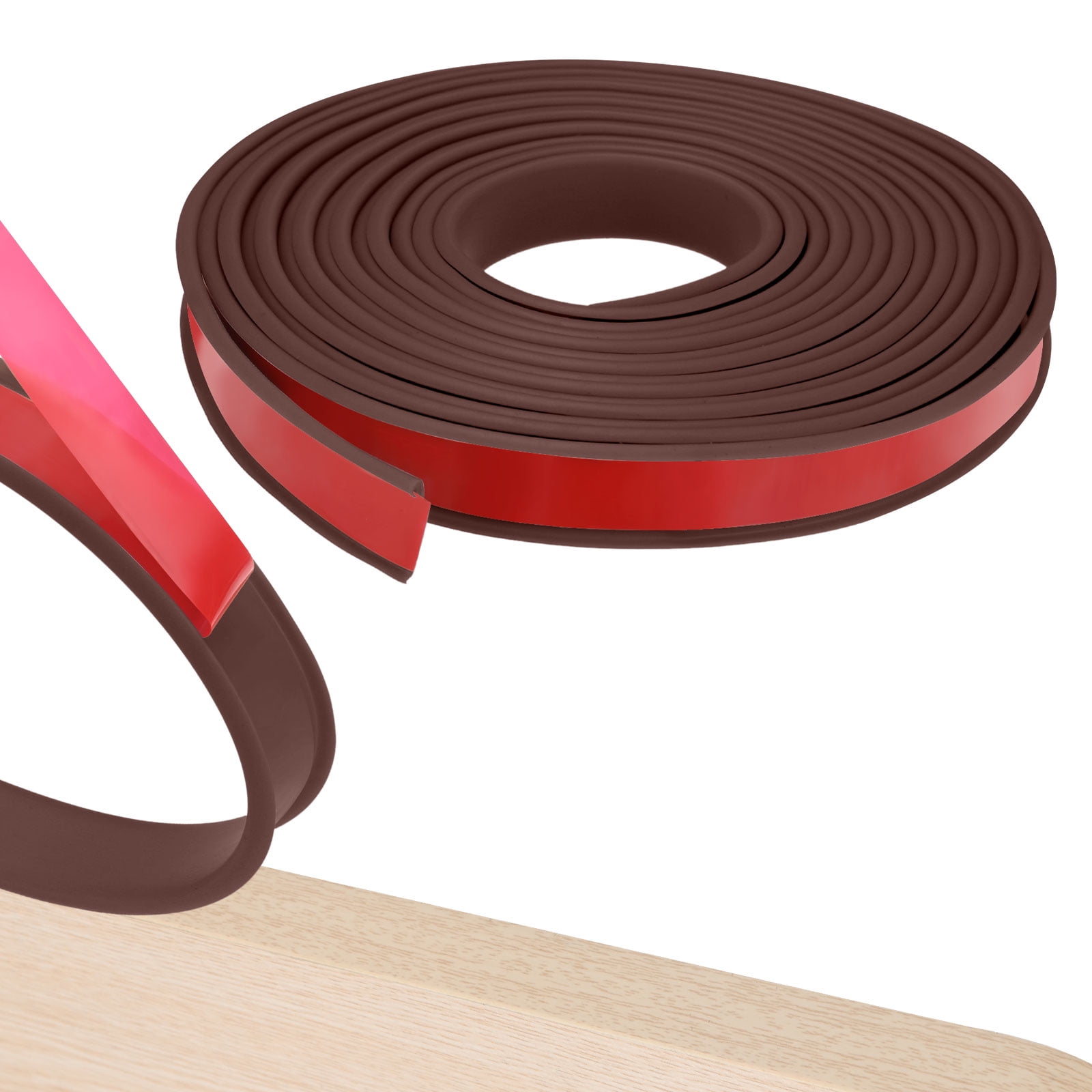 Uxcell U-Shape Edge Banding, 16.4FT x 3/5" TPE Self Adhesive Edging ...