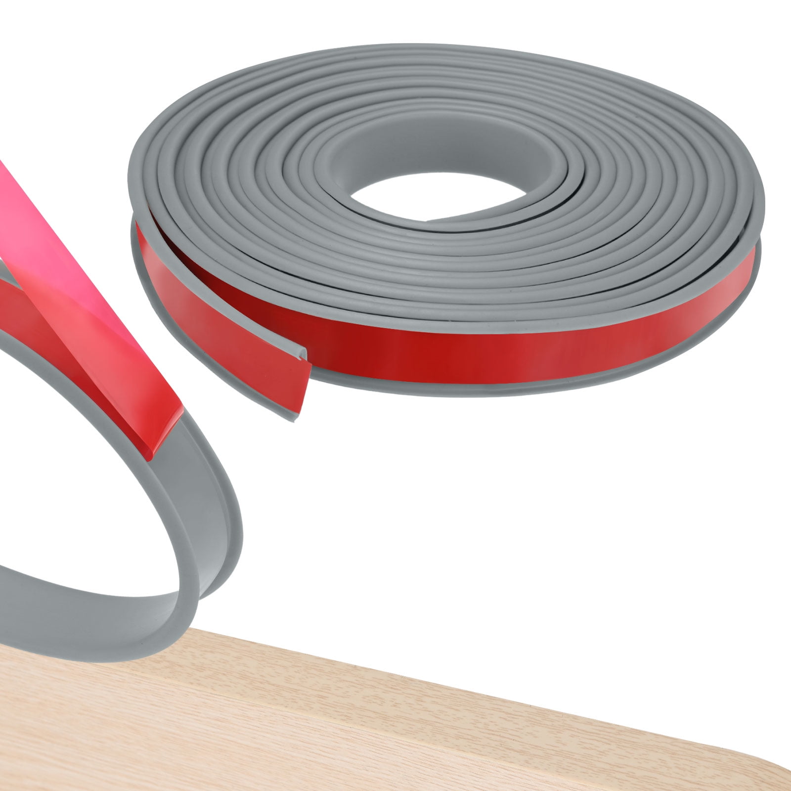 Uxcell U-Shape Edge Banding, 16.4FT x 3/5" TPE Self Adhesive Edging ...