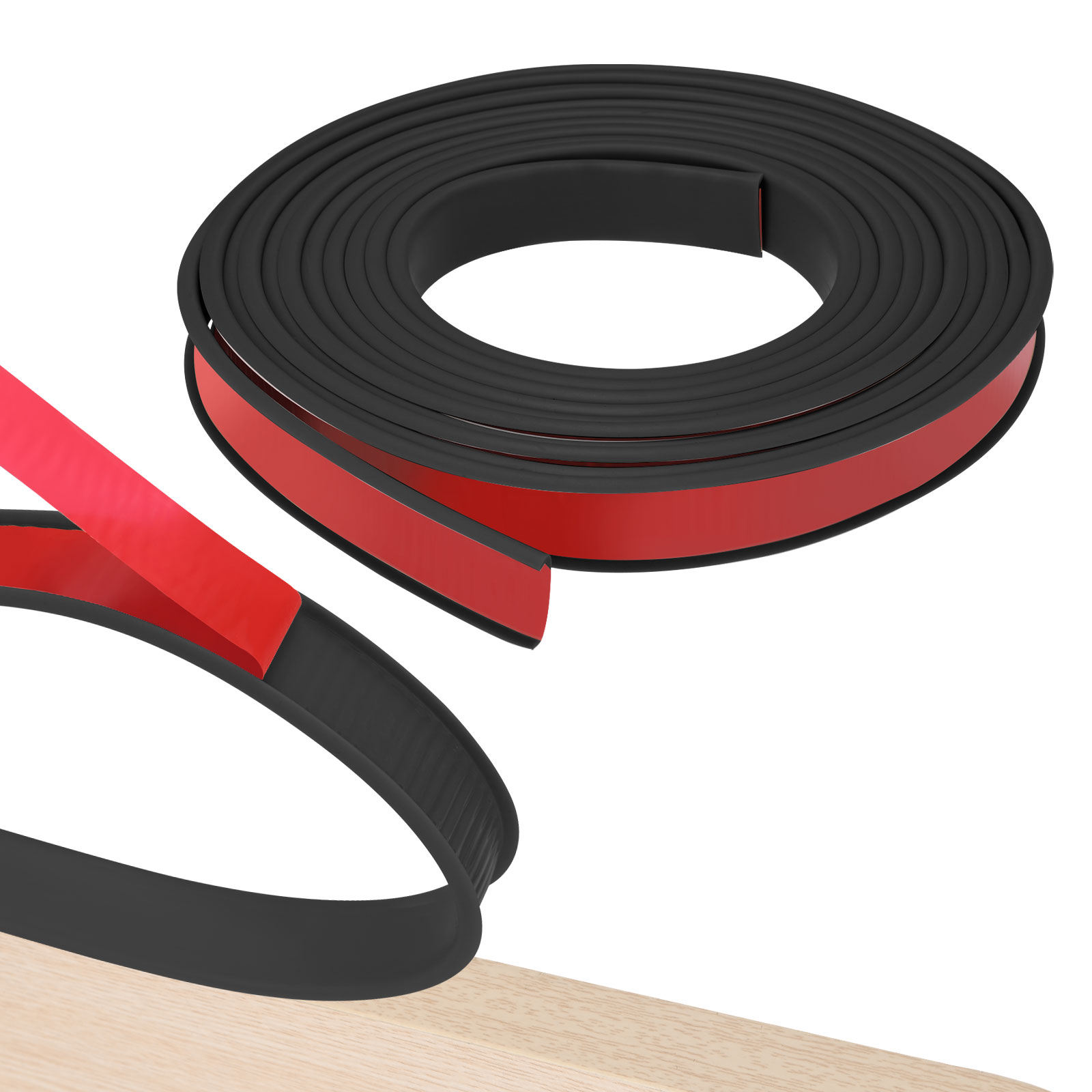 Uxcell U-Shape Edge Banding, 16.4FT x 4/5" TPE Self Adhesive Edging ...