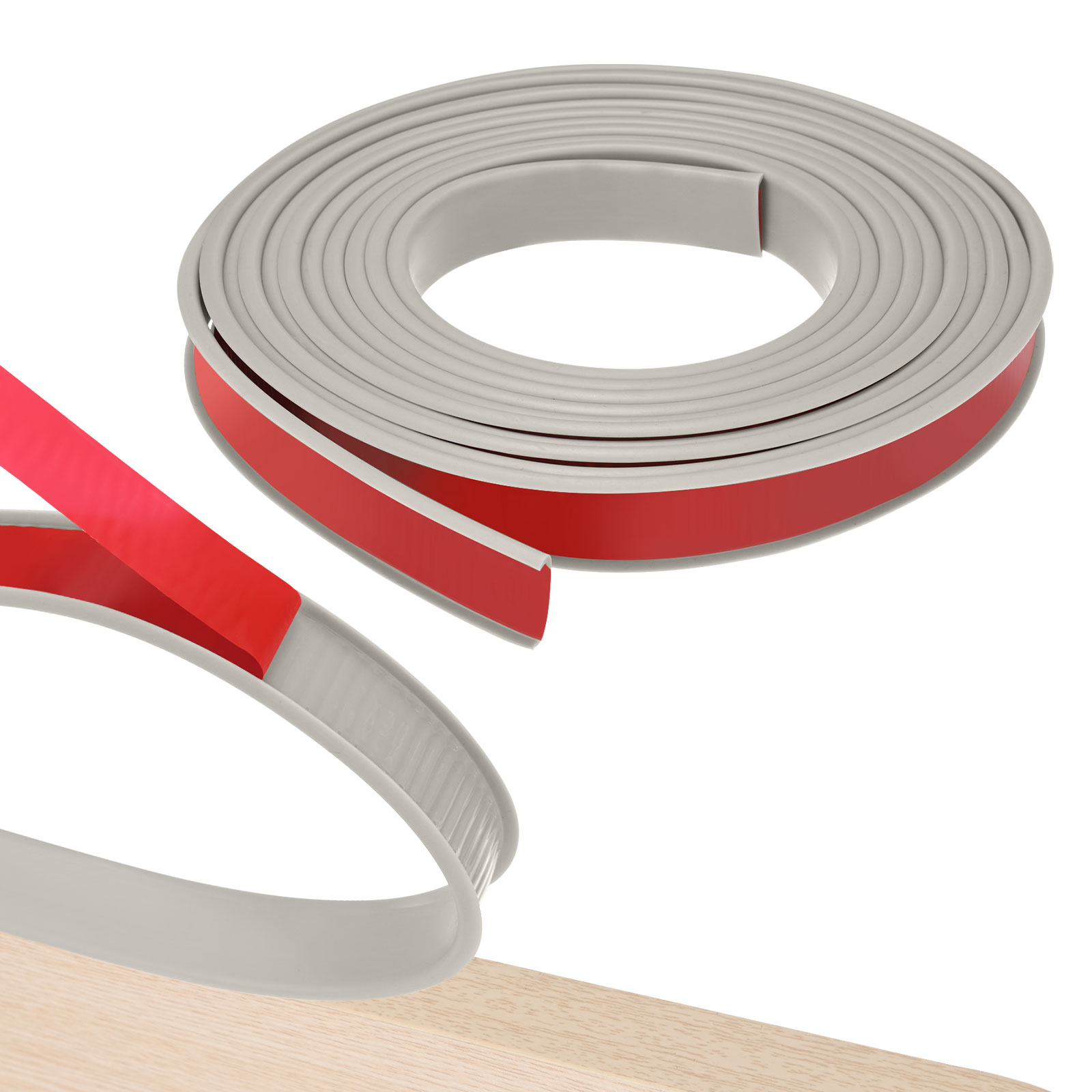 Uxcell U-Shape Edge Banding, 16.4FT x 4/5" TPE Self Adhesive Edging ...