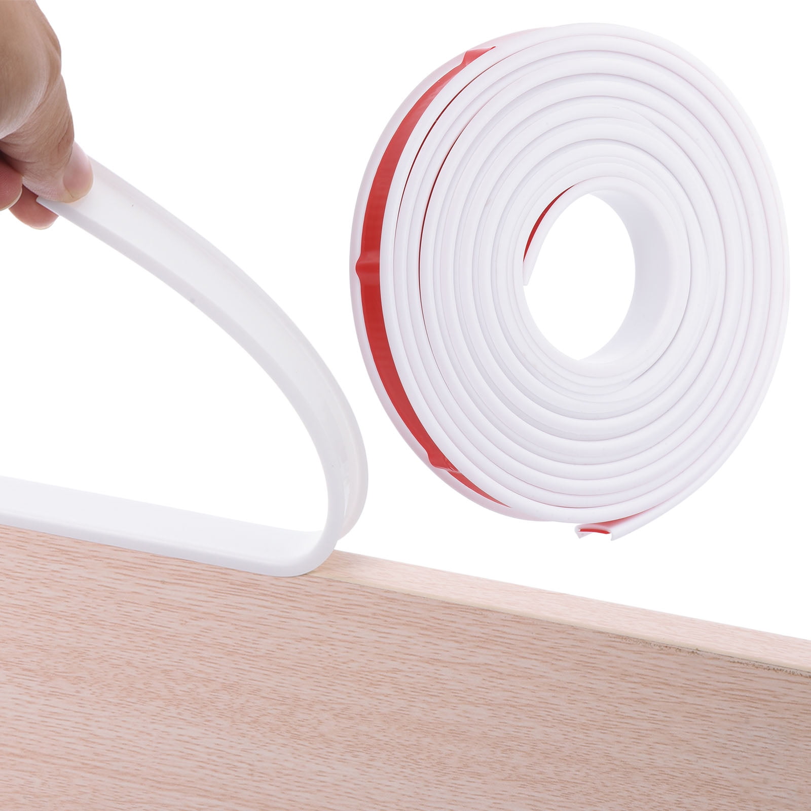 Uxcell U-Shape Edge Banding, 16.4ft Self-Adhesive Edge Banding Trim for ...