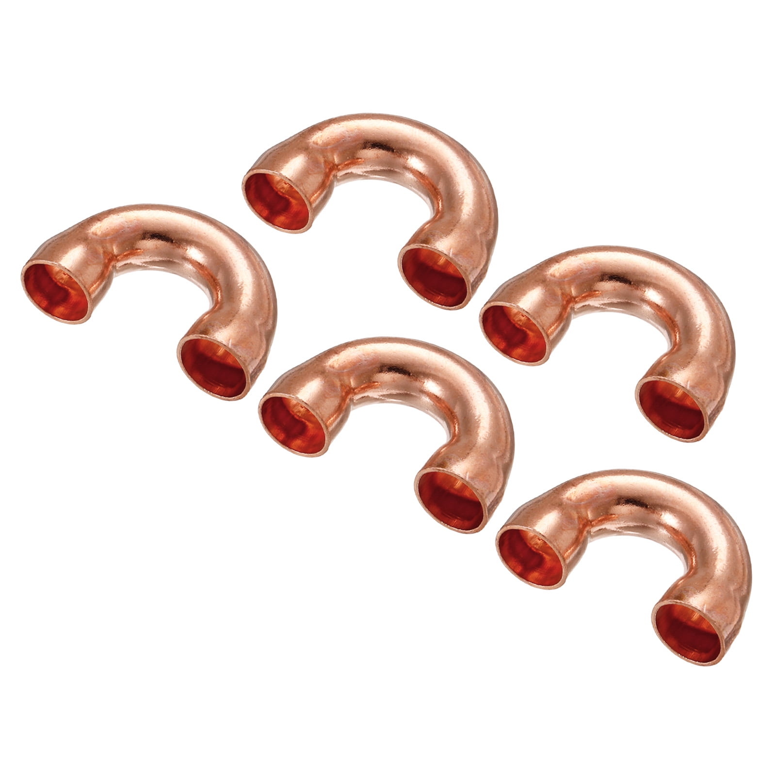 Uxcell U Shape Elbow 180 Degree Copper Pipe Fitting Sweat Welding ...