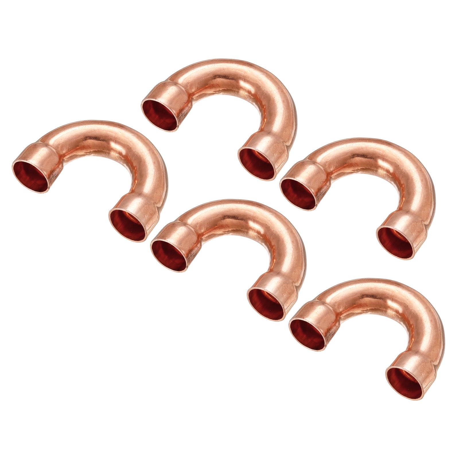 Uxcell U Shape Elbow 180 Degree Copper Pipe Fitting Sweat Welding ...