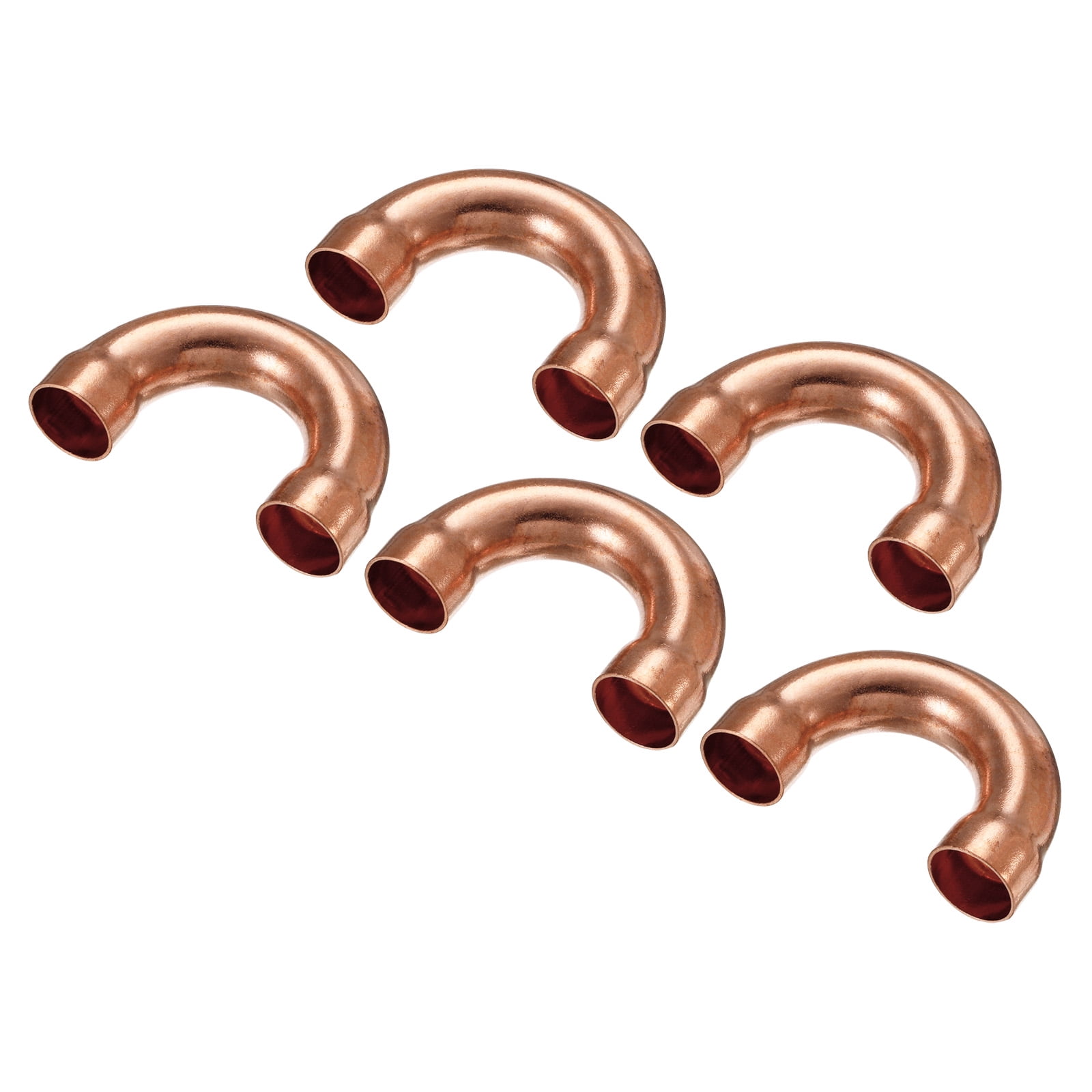 Uxcell U Shape Elbow 180 Degree Copper Pipe Fitting Sweat Welding ...