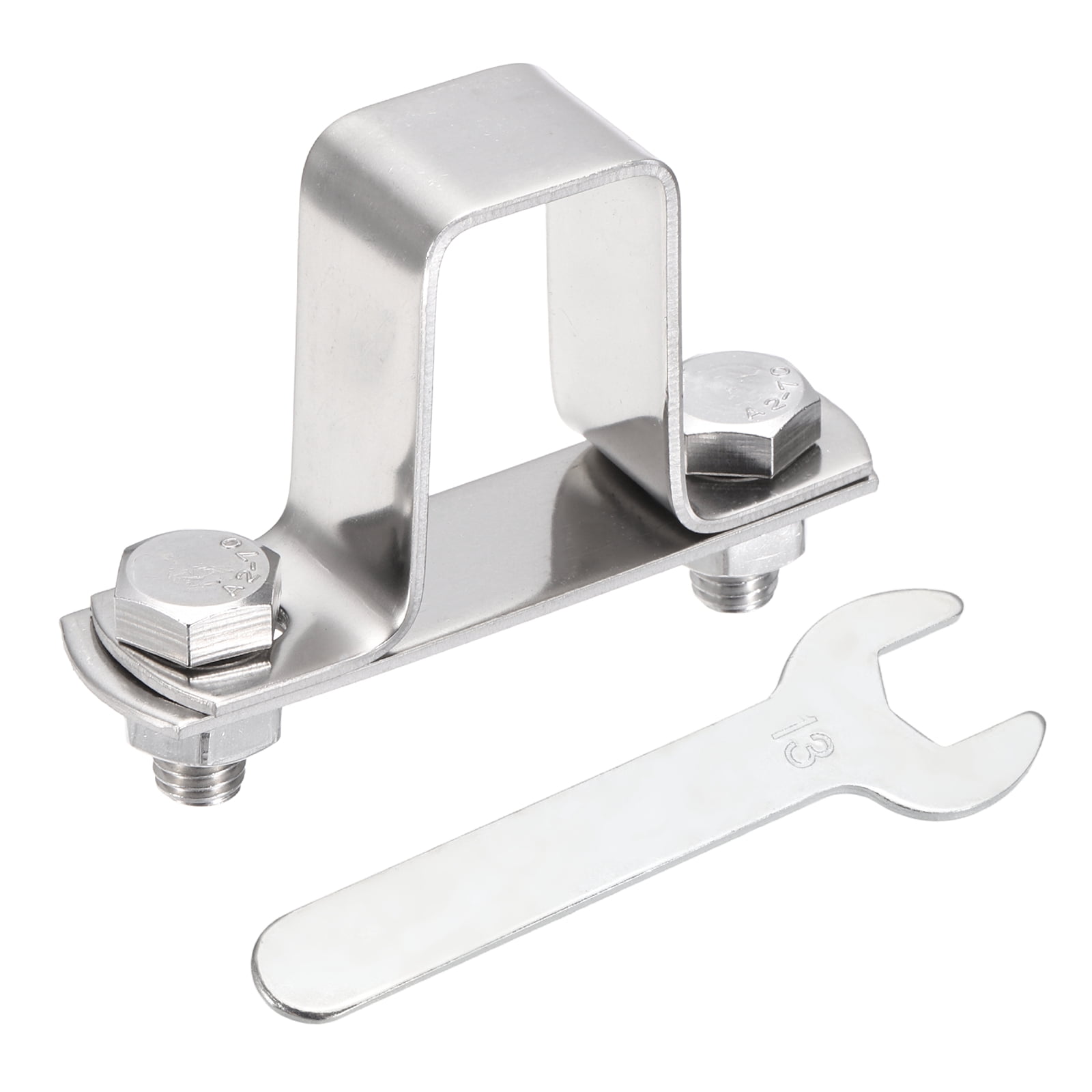 Uxcell U Shape Square Tube Clamp, 20x40mm U Shaped Bracket 304 ...