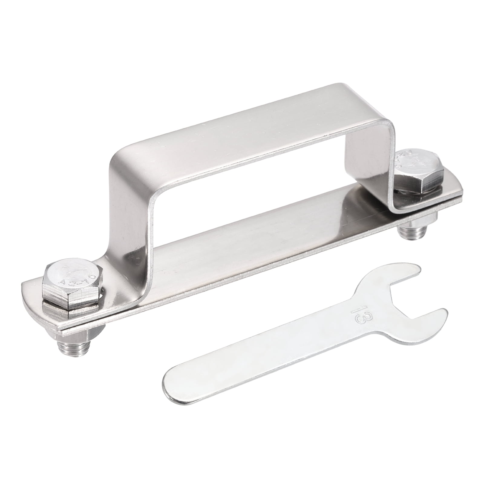Uxcell U Shape Square Tube Clamp, 60x30mm U Shaped Bracket 304 ...