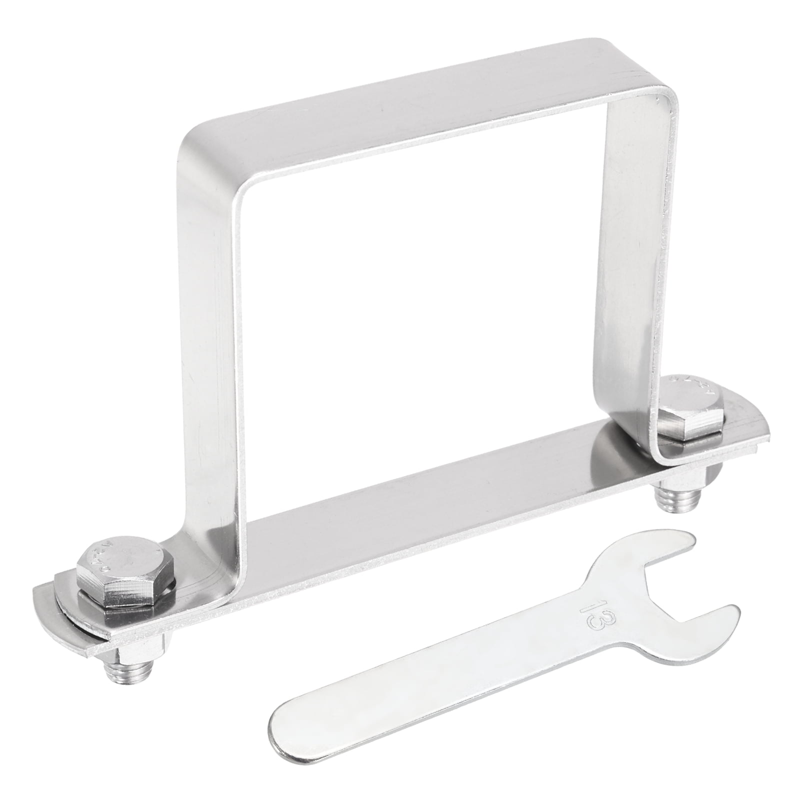 Uxcell U Shape Square Tube Clamp, 70x70mm U Shaped Bracket 304 ...