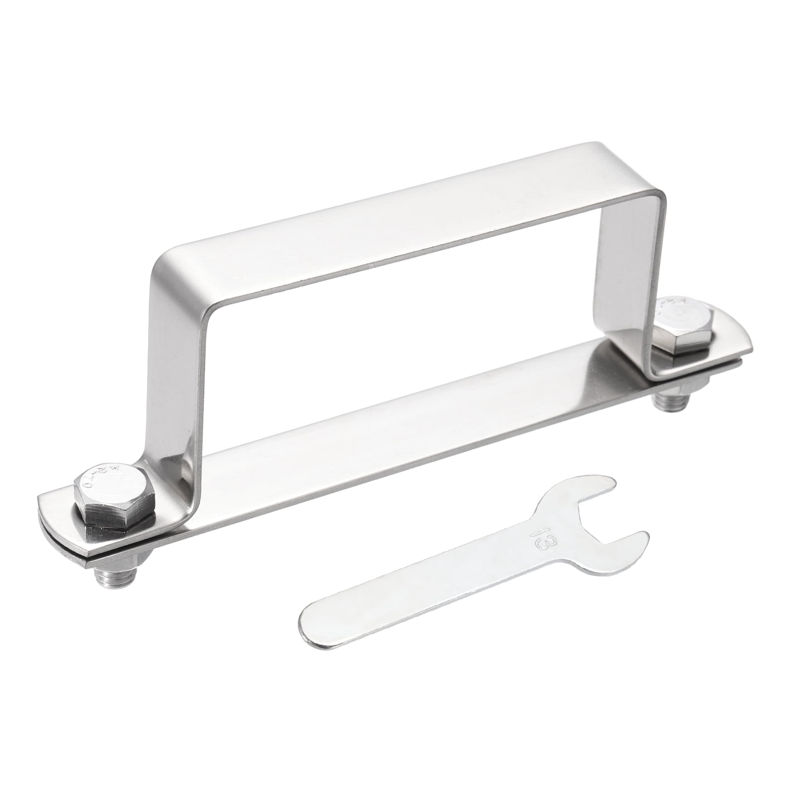 Uxcell U Shape Square Tube Clamp, 90x45mm U Shaped Bracket 304 ...