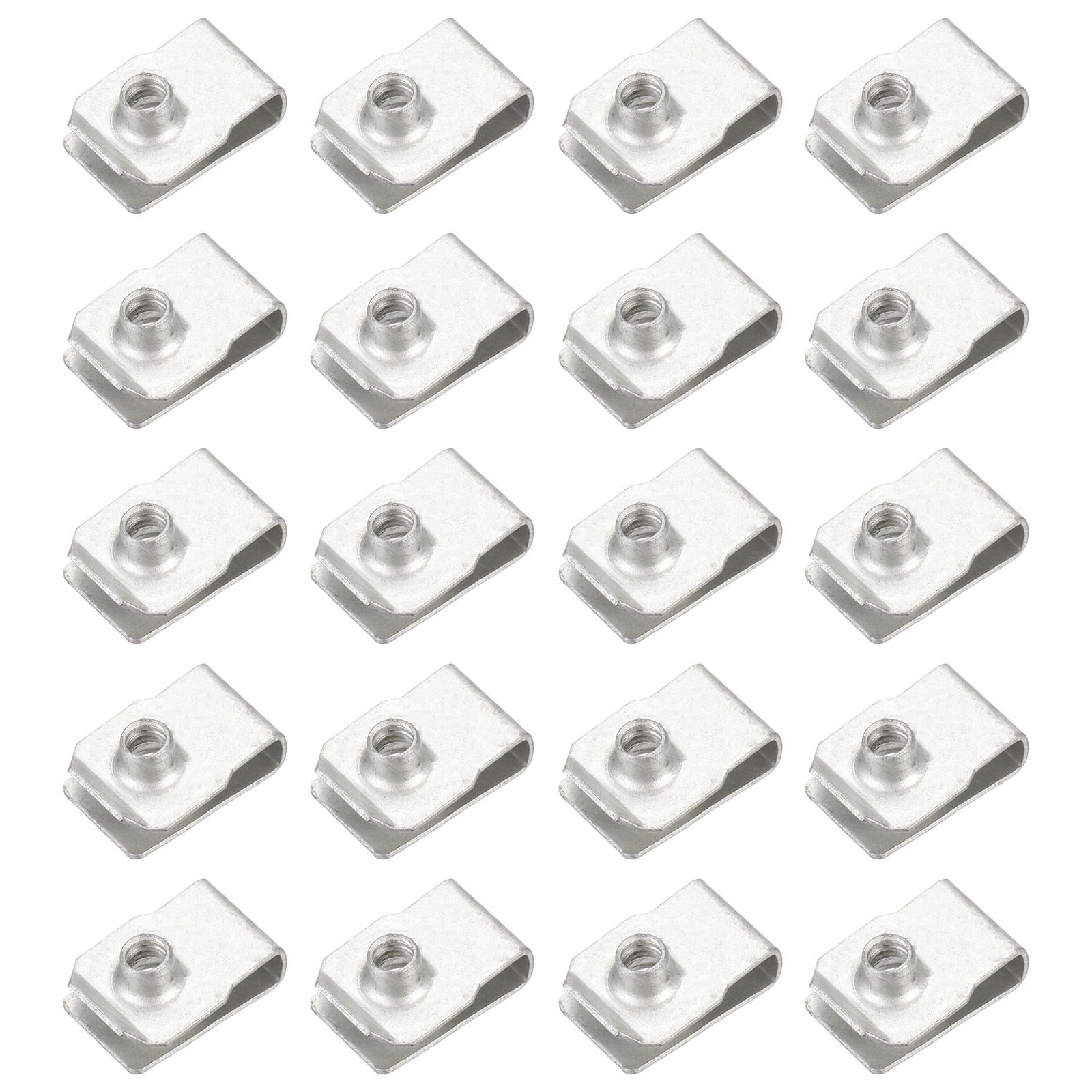 Uxcell U-Style Clip-On Nut, Regular Extruded U-Nut U-Type Fasteners ...