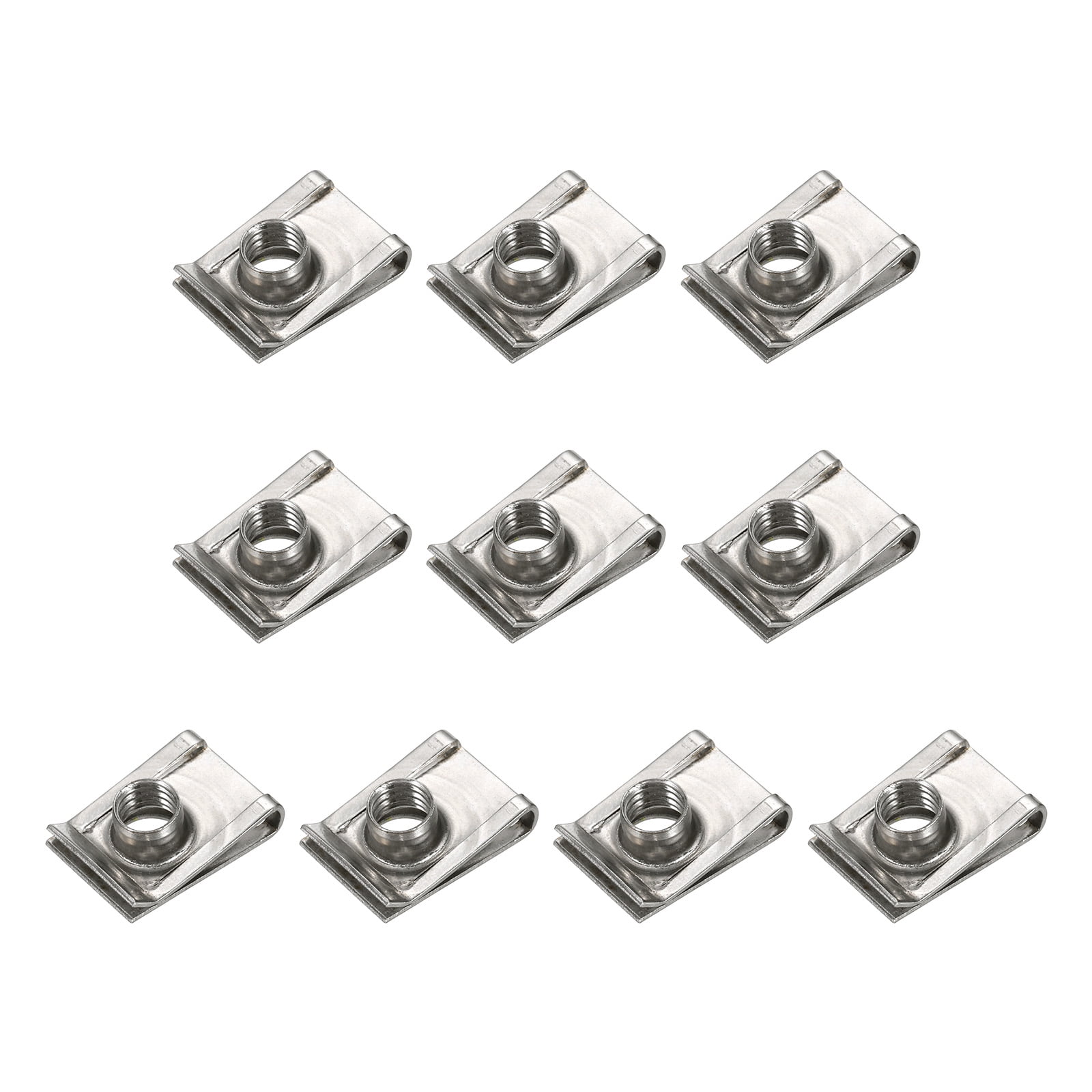 Uxcell U-Style Clip-On Nut, Regular Extruded U-Nut U-Type Fasteners ...