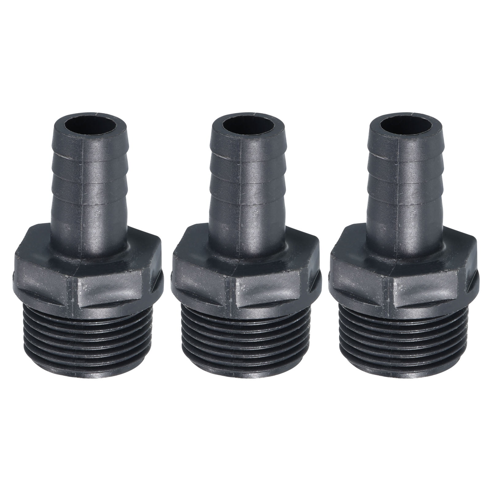 Uxcell UPVC Barb Hose Fitting 14mm Barbed G3/4 Male Thread Pipe ...