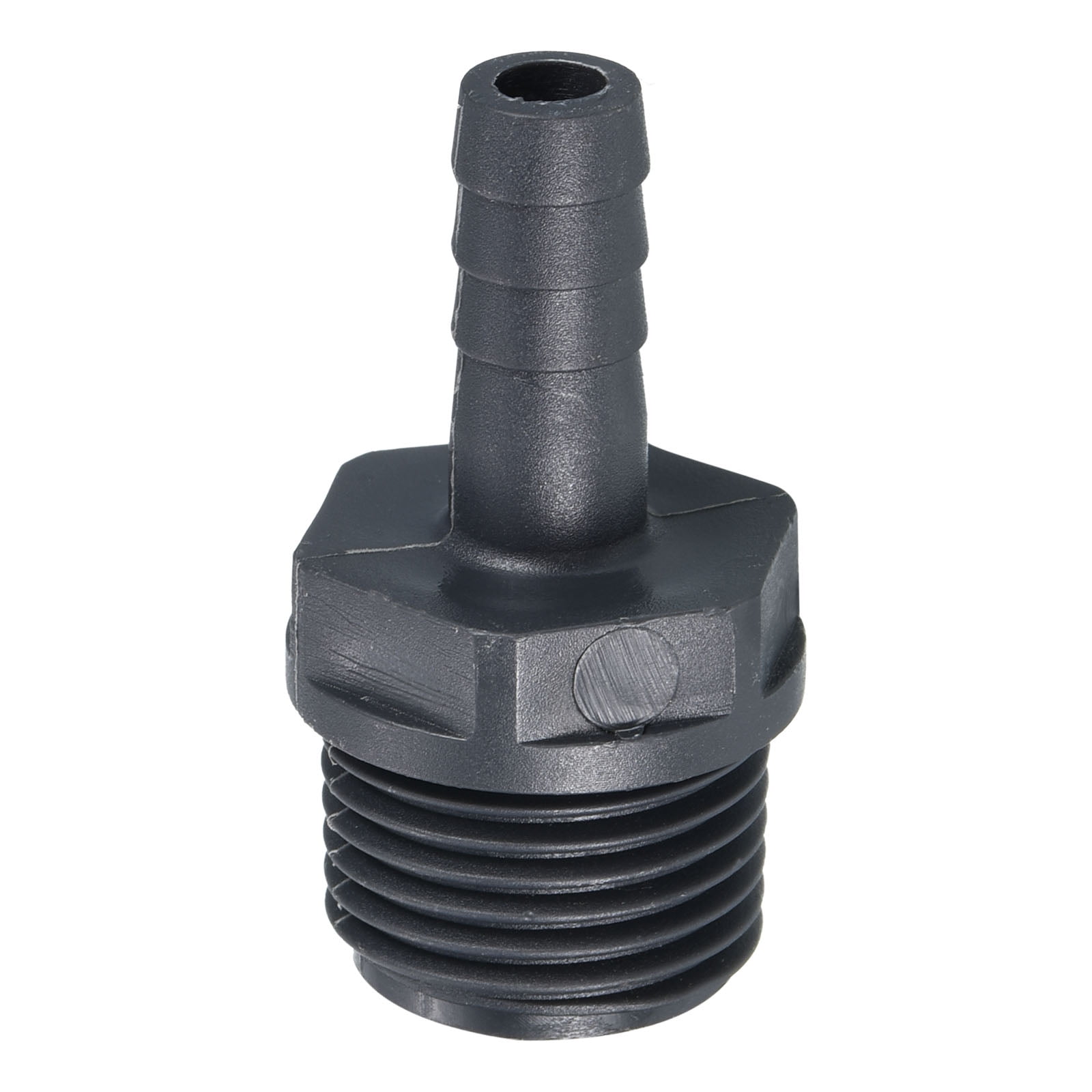 Uxcell Barb Hose Fitting Barbed Male Thread Pipe Connector Adapter 8mm ...