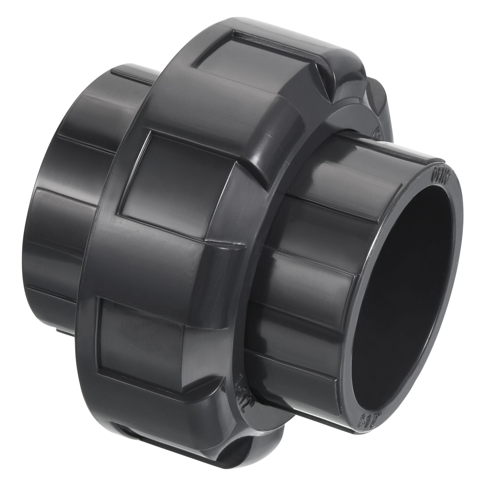 Uxcell UPVC Pipe Fitting 1-1/2" Socket Straight Joint Union Connector ...