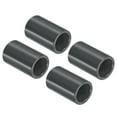Uxcell UPVC Pipe Fitting 16mm Socket, 4 Pack Straight Coupling, Dark ...