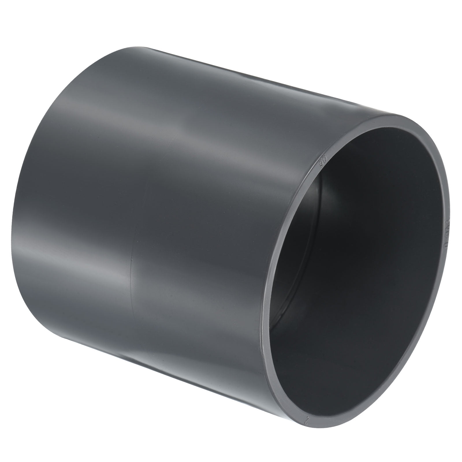 Uxcell UPVC Pipe Fitting 3.54 Inch Socket, 1 Pack Straight Coupling ...
