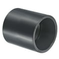 Uxcell UPVC Pipe Fitting 50mm Socket, 1 Pack Straight Coupling, Dark ...