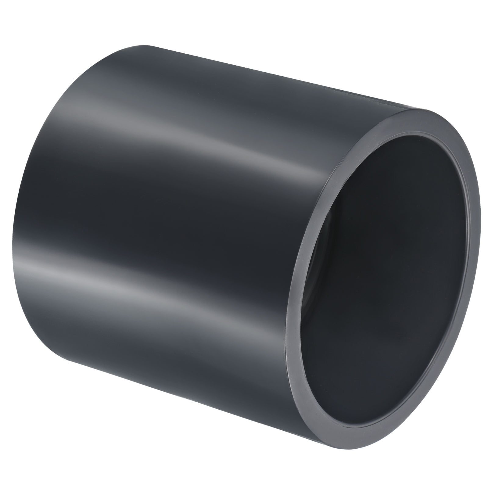 Uxcell UPVC Pipe Fitting 90mm Socket, 1 Pack Straight Coupling, Dark ...